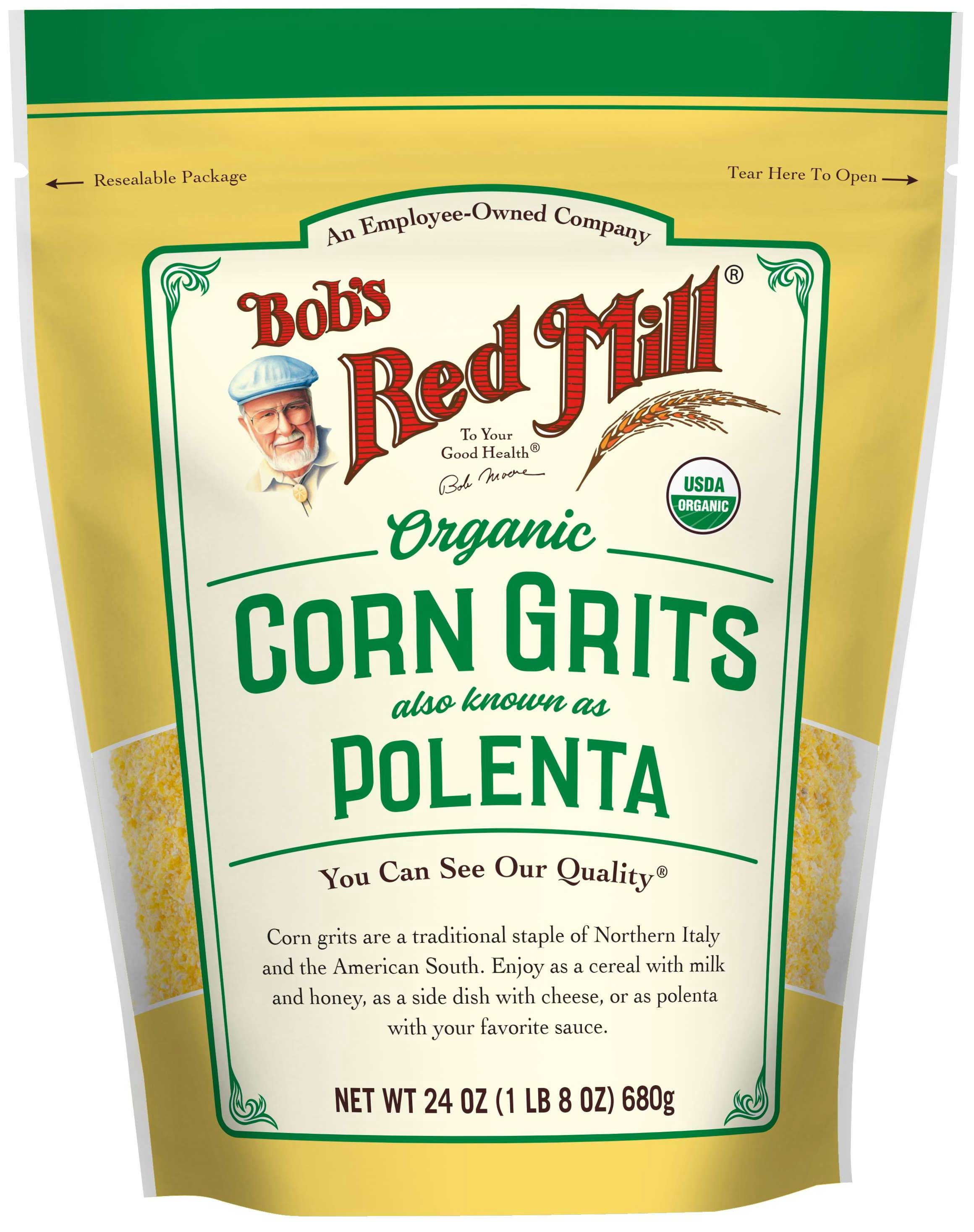 Bobs Red Mill Organic Corn Grits/Polenta, 24 Ounce -- 4 per case ...