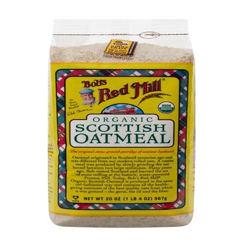 Bobs Red Mill Organic Scottish Oatmeal, 20 Ounce Bags (Pack Of 4 ...