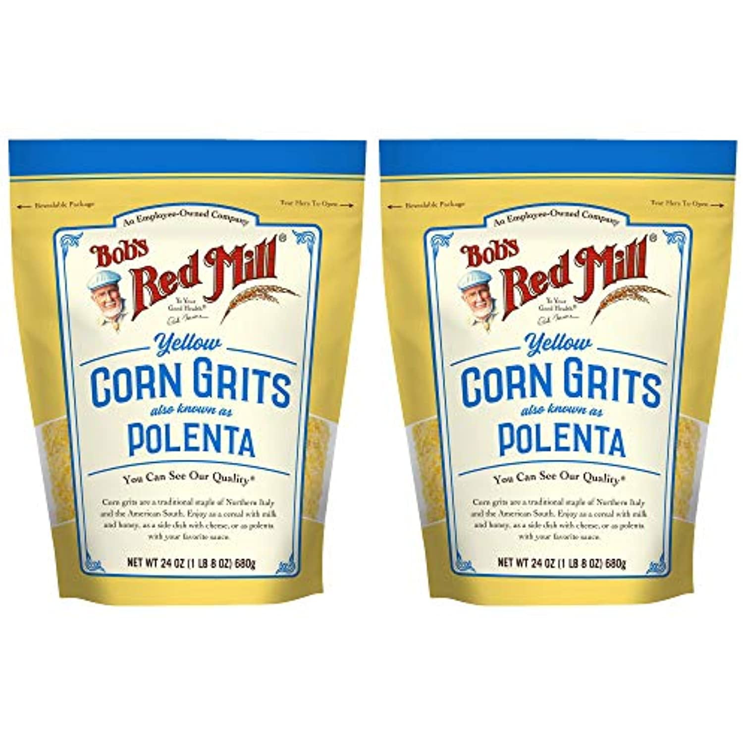 Bobs Red Mill Polenta Grits, Golden Corn Grit, 24 Ounce (Pack Of 2 ...