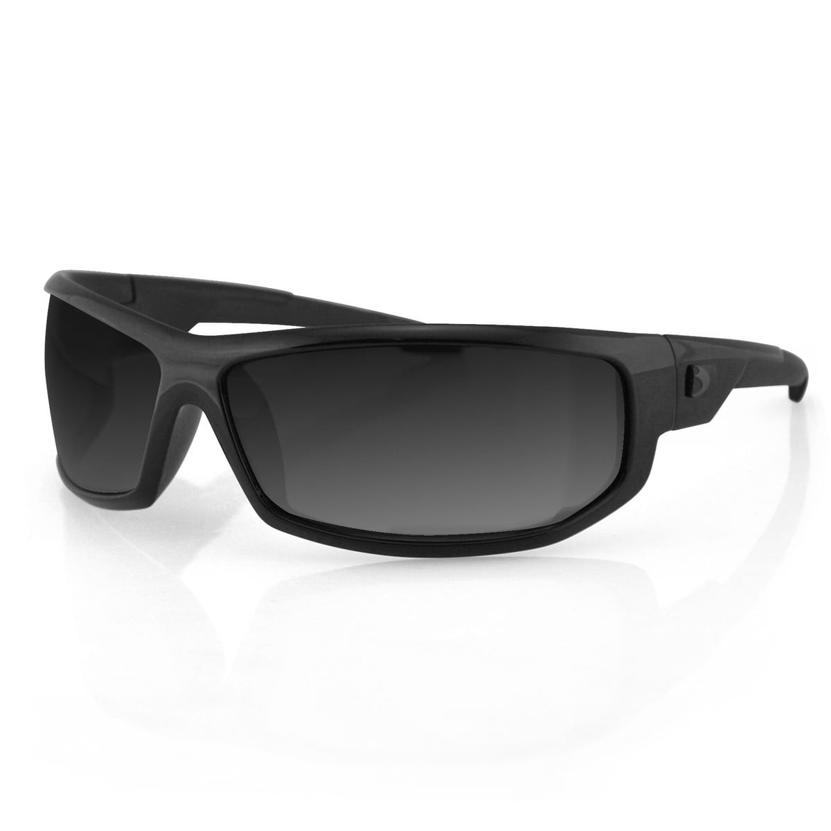Bobster AXL Sunglasses Black Frame w/Smoke Lens - Walmart.com