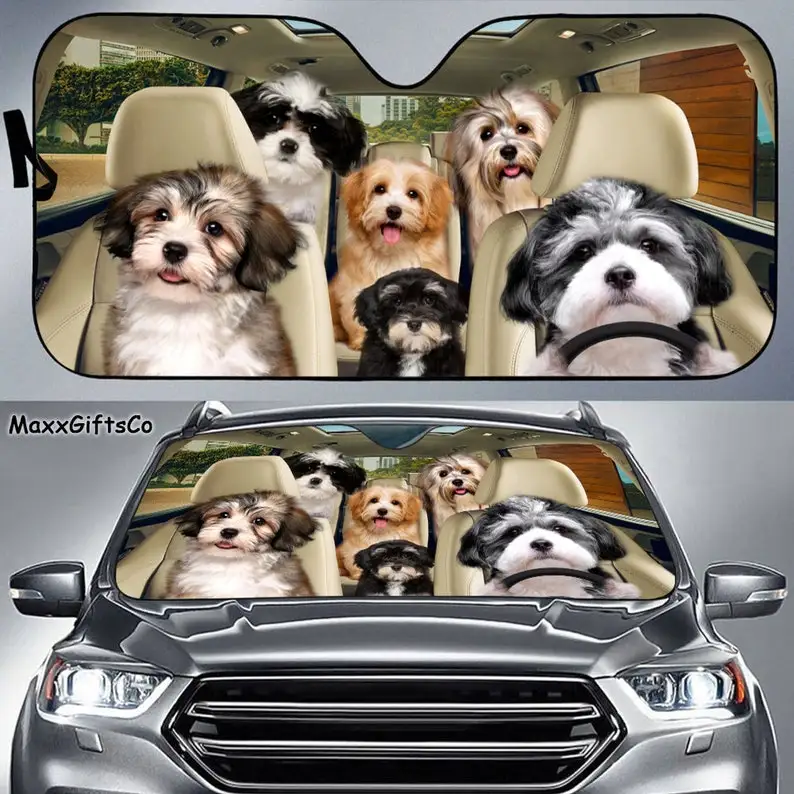 Bobtail Car Sunshade Bobtail Car ration Bobtail Windshield Dog Lovers ...
