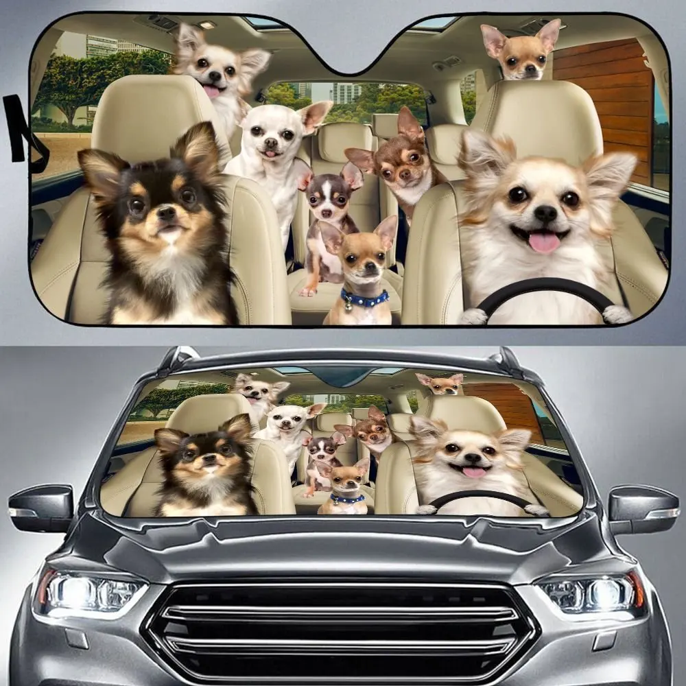 Bobtail Car Sunshade Bobtail Car ration Bobtail Windshield Dog Lovers ...