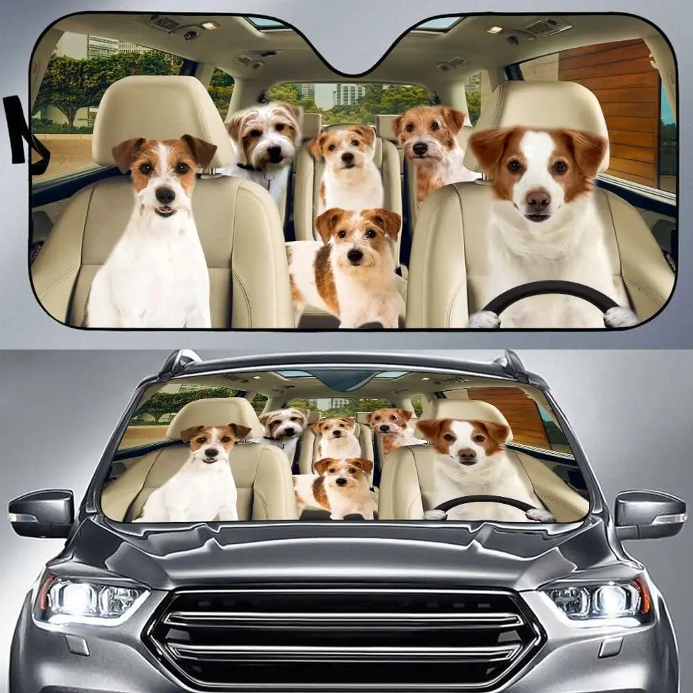 Bobtail Car Sunshade Bobtail Car ration Bobtail Windshield Dog Lovers ...