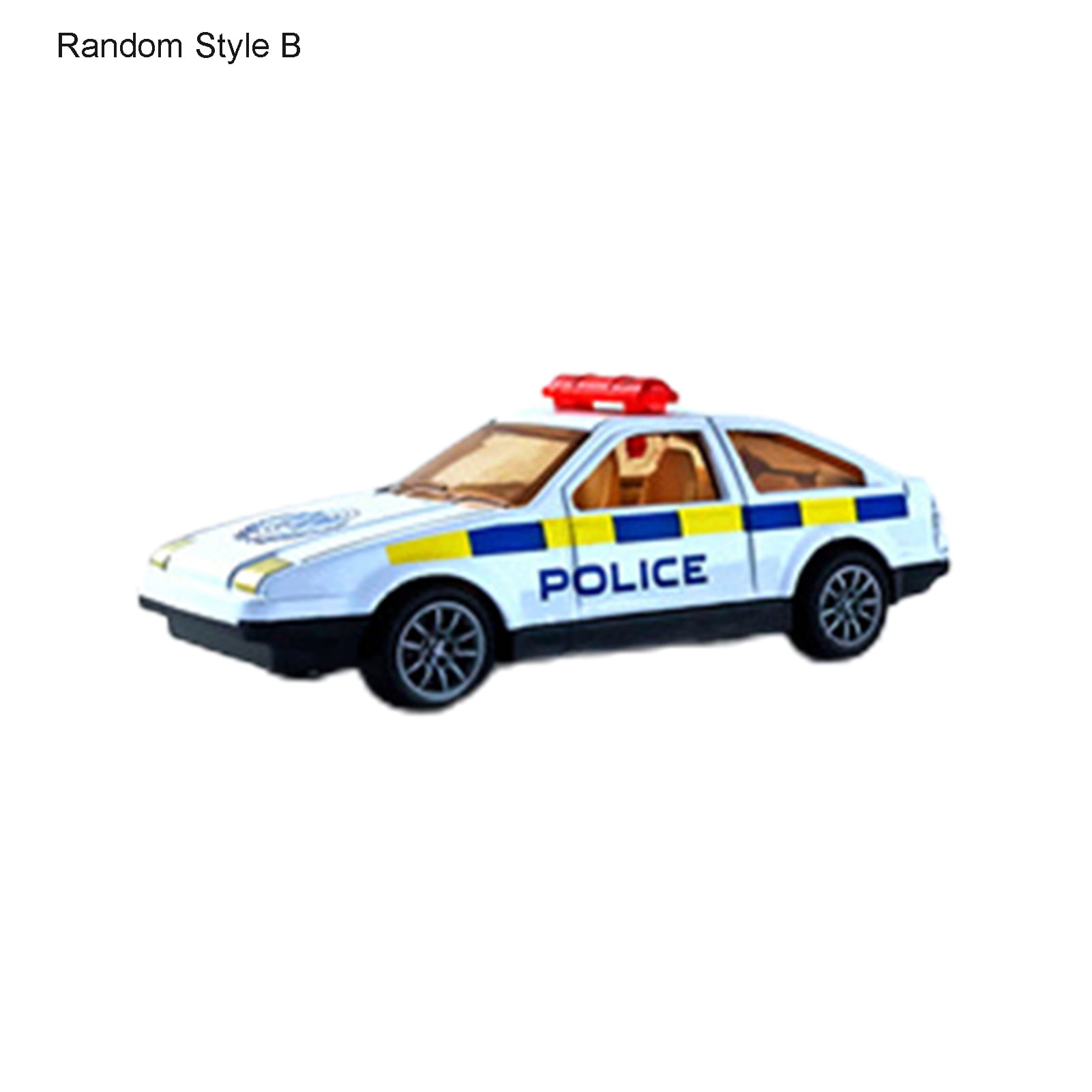 Boc Car Model Realistic Simple Operation Alloy Police Car Model Kids ...
