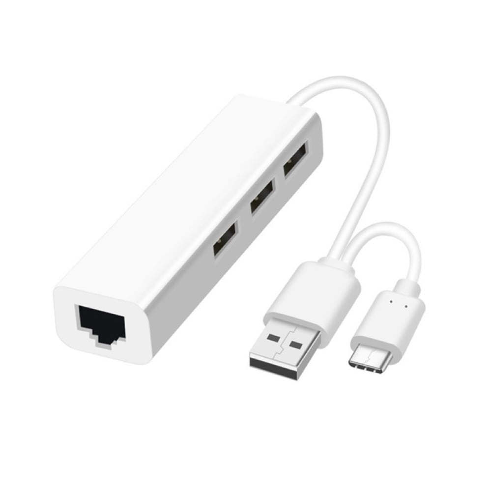 Boc Dual Head USB Type-C 3 USB2.0 Port RJ45 Lan Network Card Ethernet ...