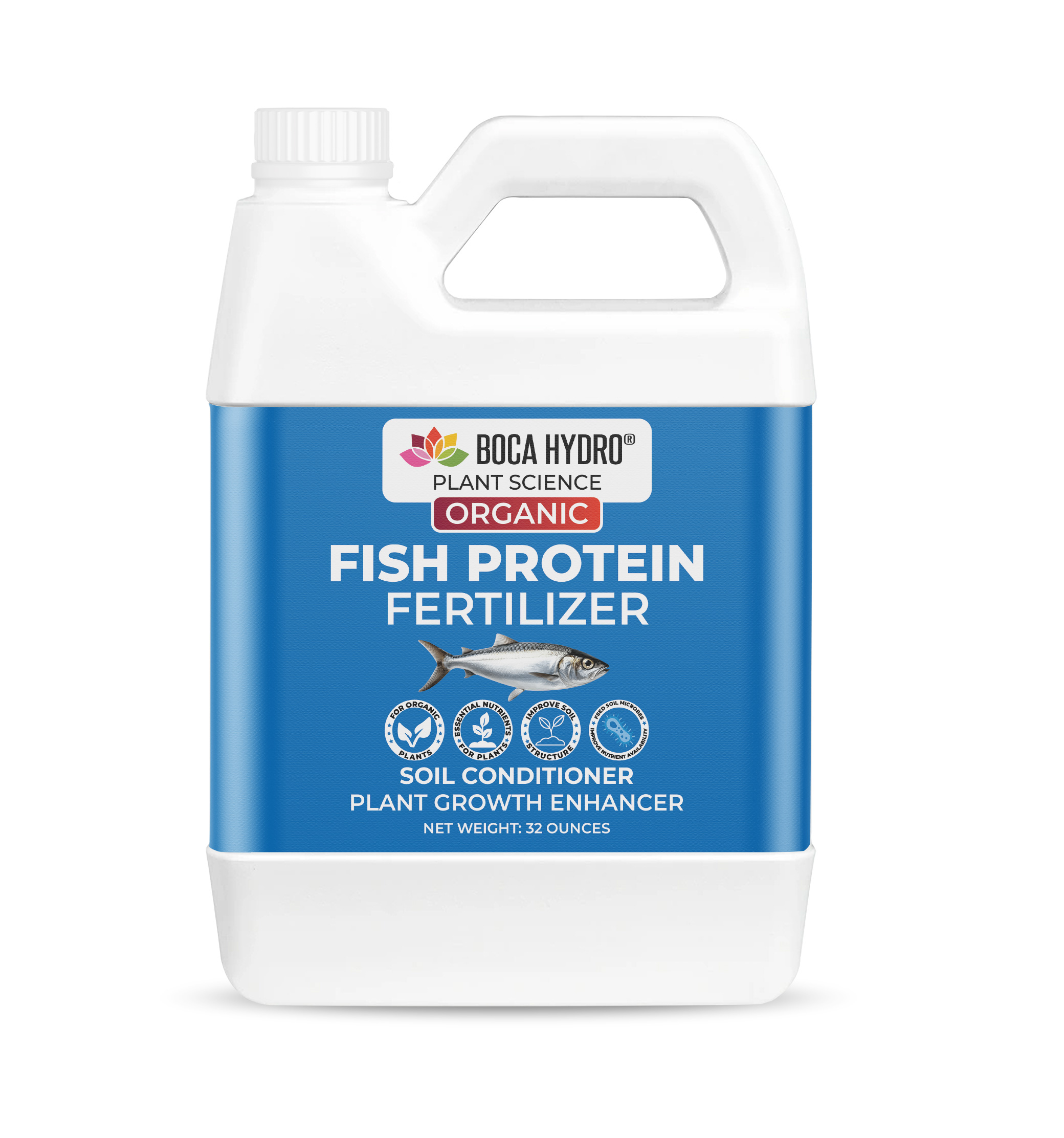 Boca Hydro Fish Protein Fertilizer Organic Liquid Amino Acid Plant ...