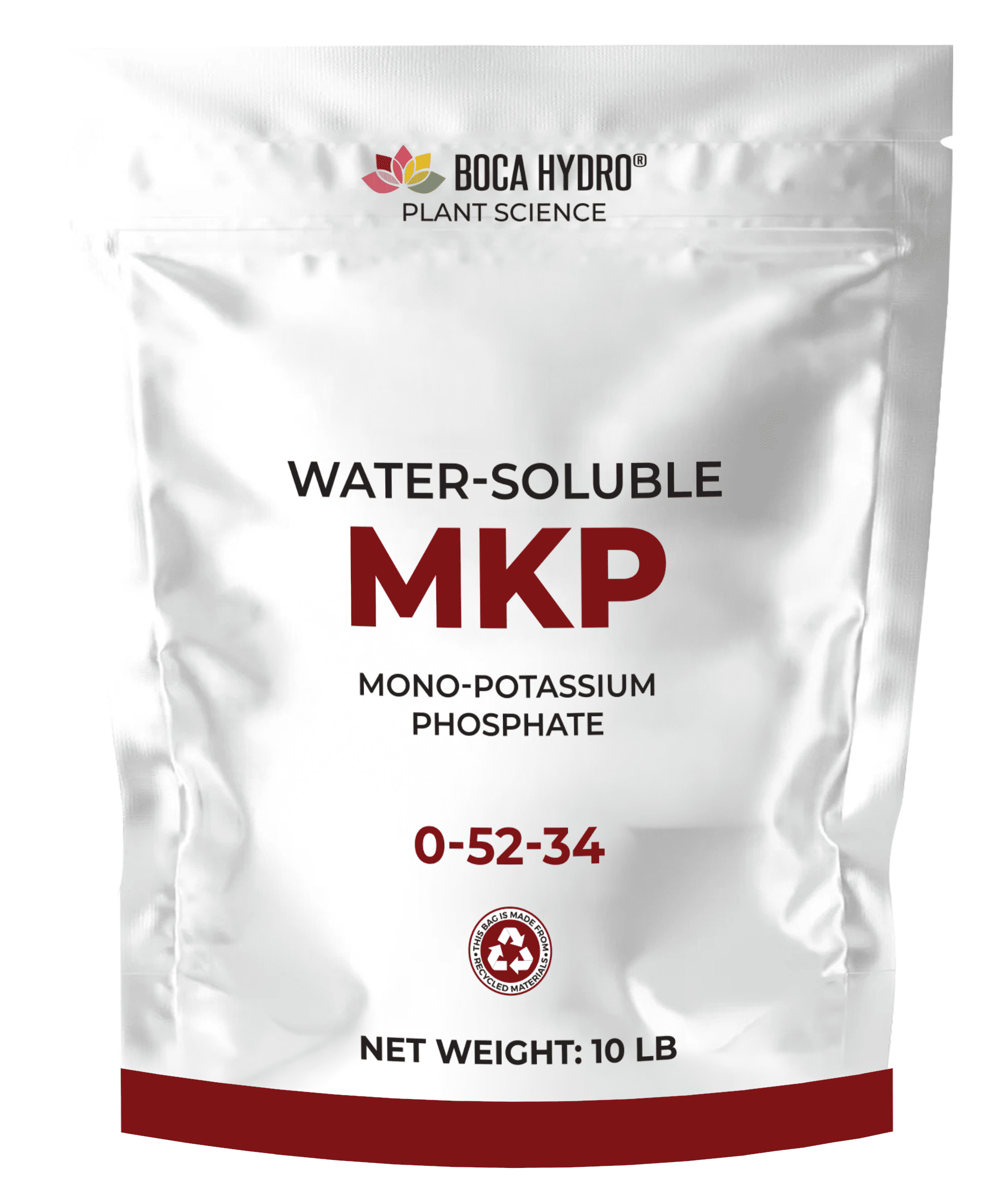 Boca Hydro MKP Mono-Potassium Phosphate 0-52-34 Water Soluble Plant ...