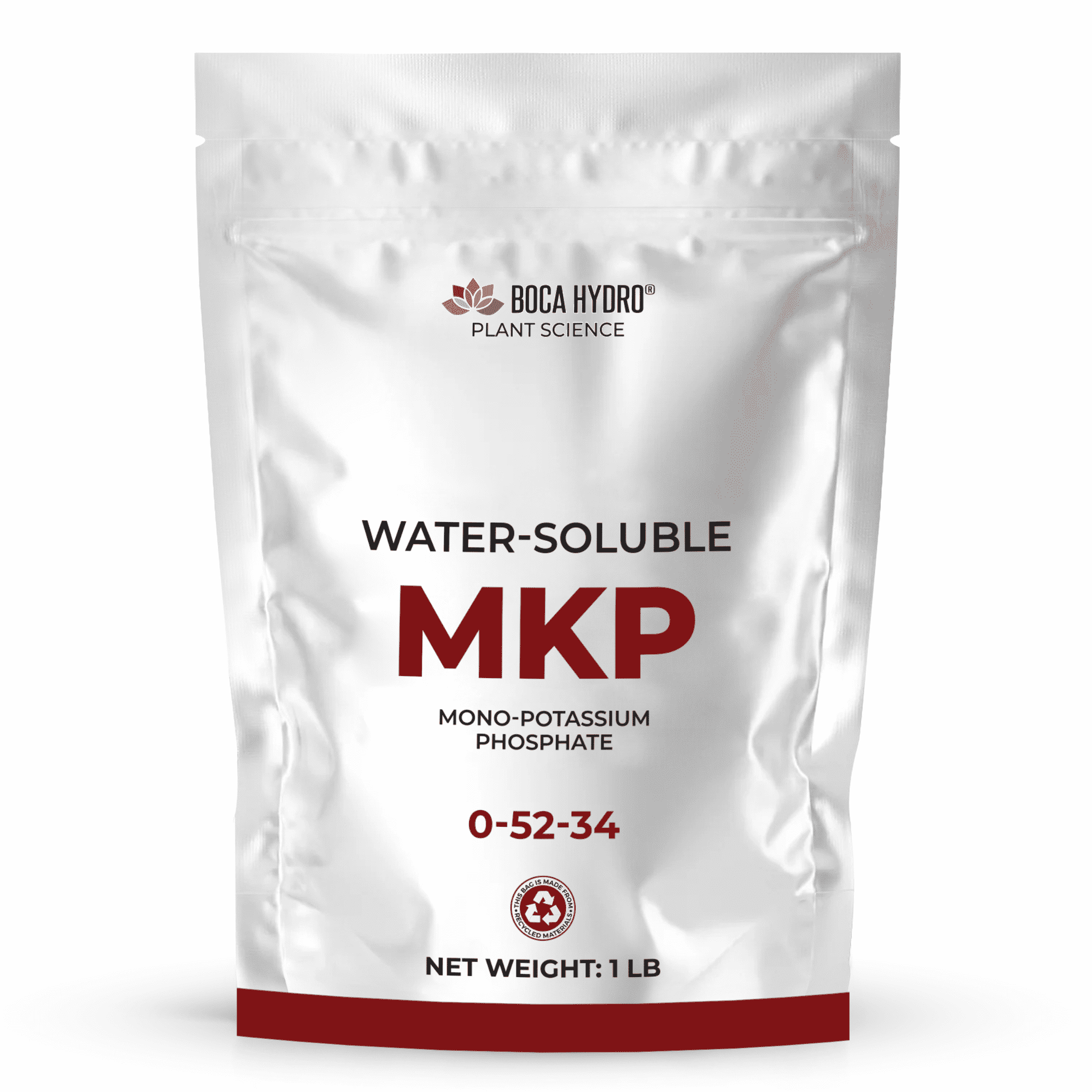 Boca Hydro MKP Mono-Potassium Phosphate 0-52-34 Water Soluble Plant ...