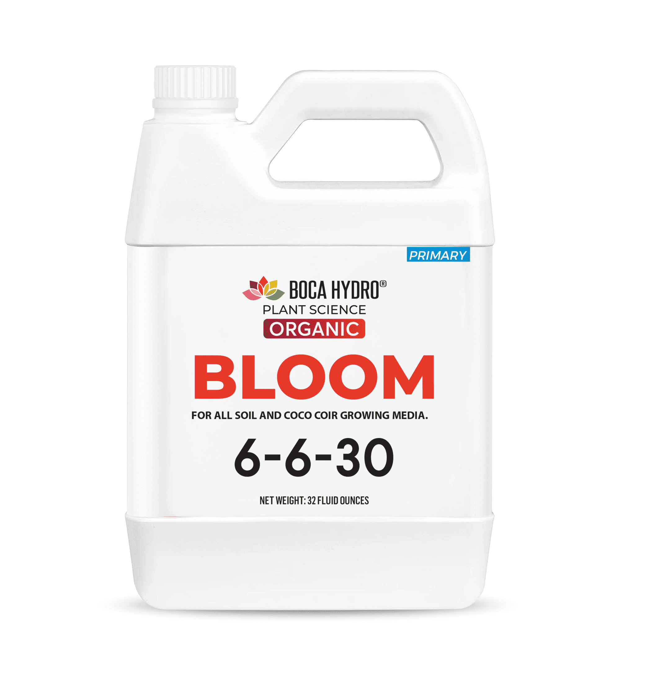 Boca Hydro Bloom Soil 6-6-30 | Premium Organic Liquid Bloom Fertilizer ...