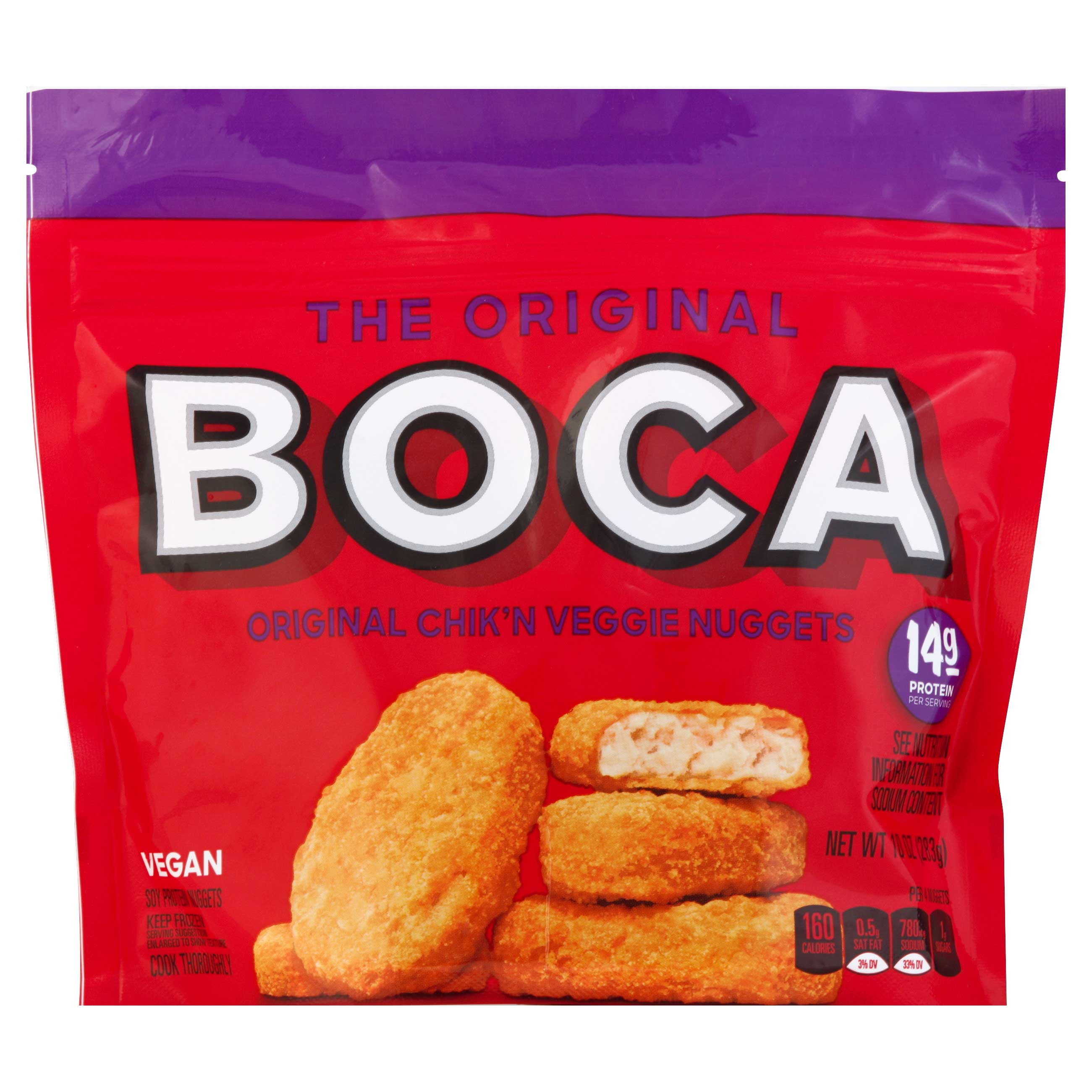Boca Original Chick'n Veggie Nuggets, 10 ounce -- 12 per case - Walmart.com