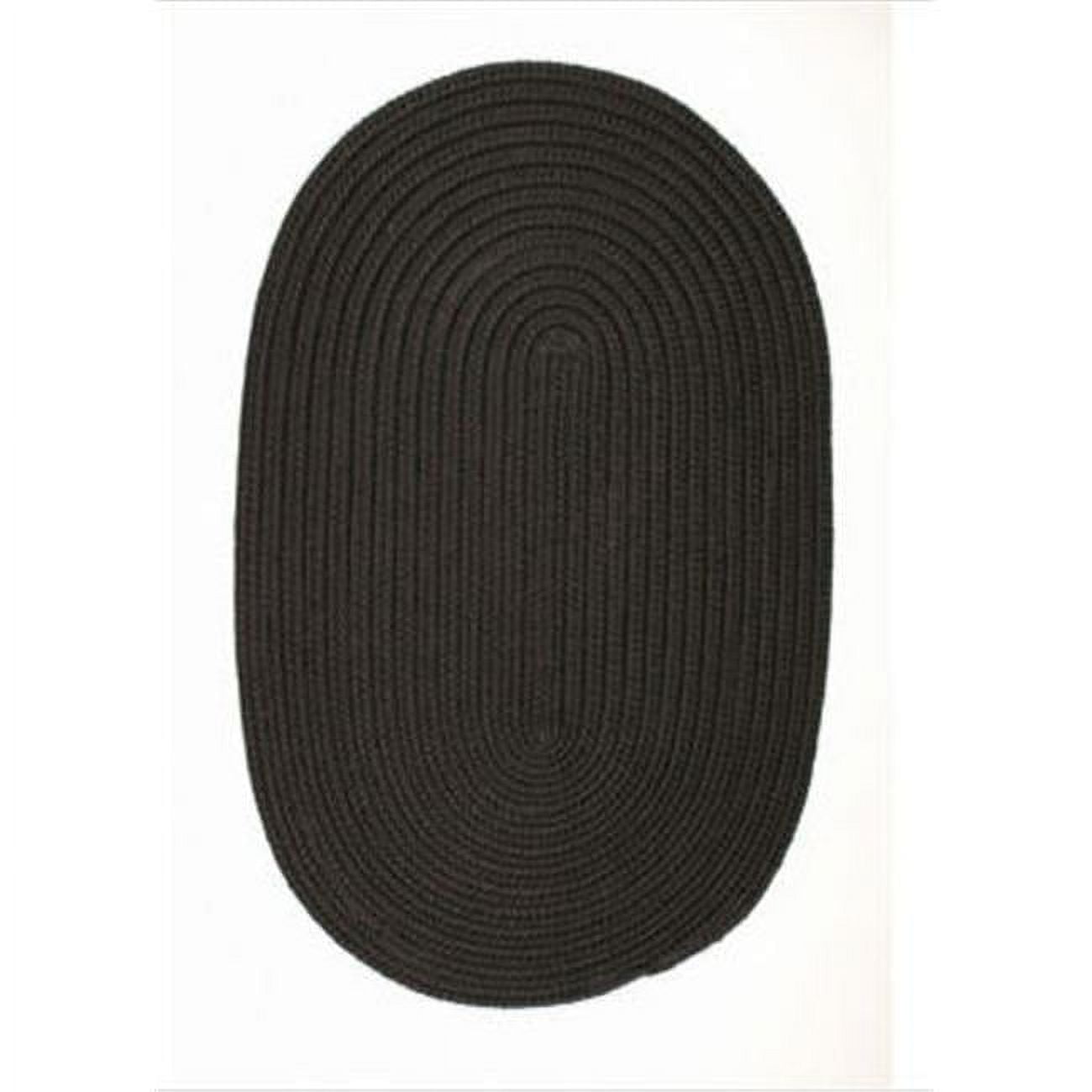 Boca Raton Indoor/Outdoor Solid Black Rug - 8 ft. x 10 ft. - Walmart.com