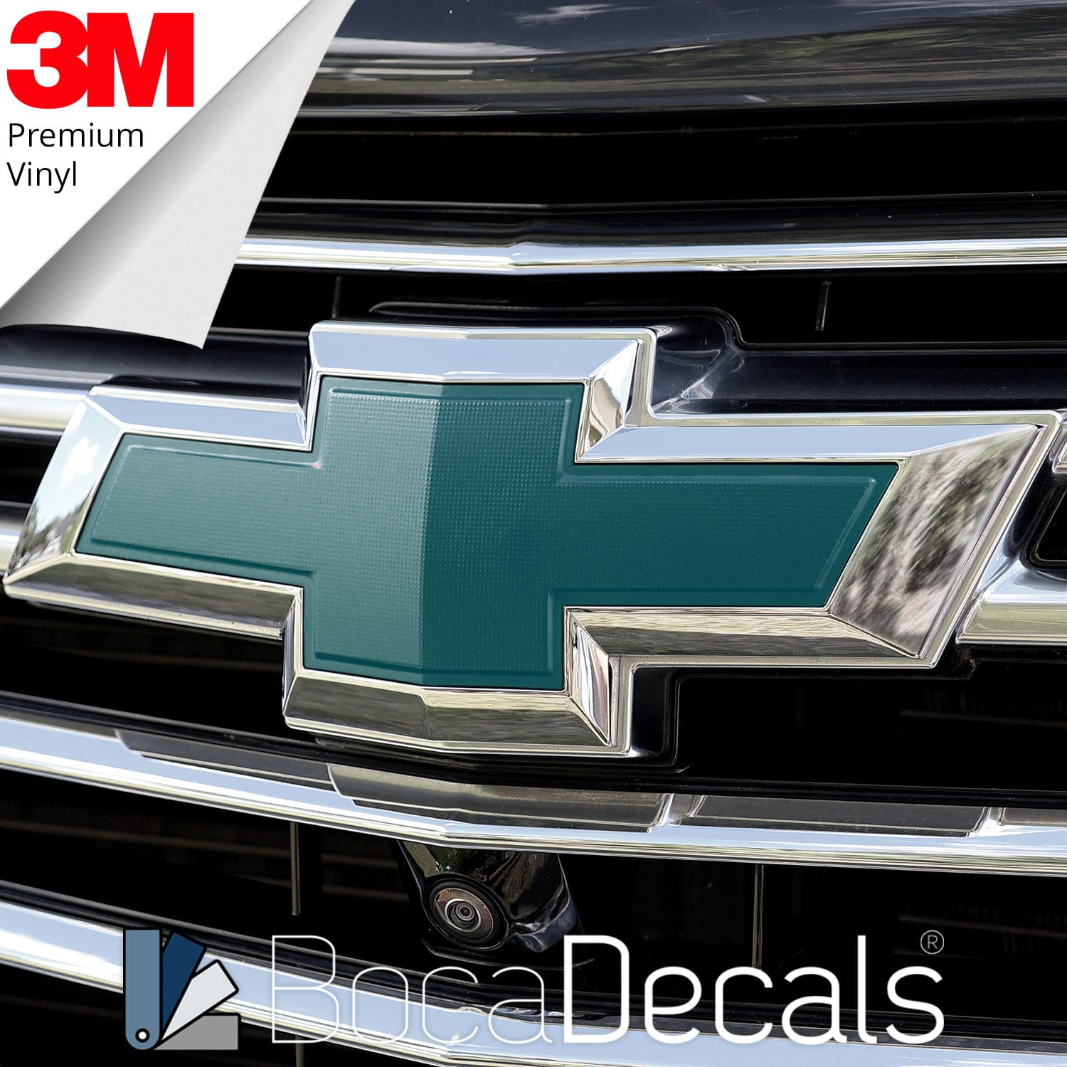 BocaDecals 2018-2023 Chevy Traverse Emblem Overlay Insert Decals (Set ...