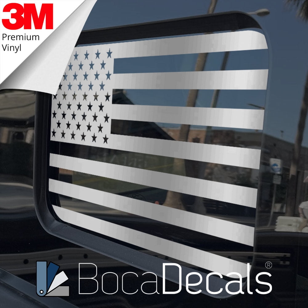BocaDecals 2022-2025 Ford Maverick Rear Middle Window American Flag ...