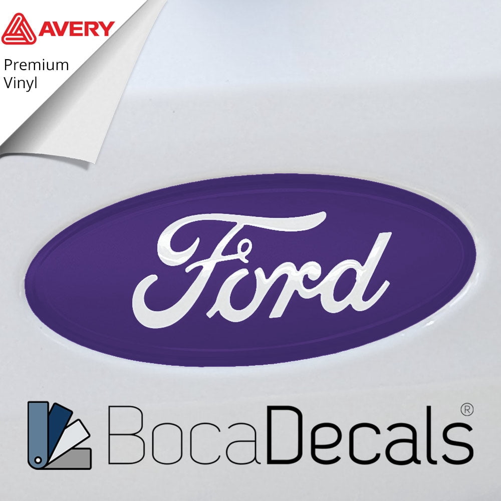 BocaDecals Emblem Insert Decal Overlay For 2026 Ford Bronco (Set of 1 ...