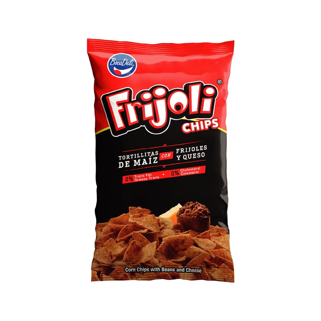 Bocadeli Frijoli Chips,5.29 oz, CM31 Bean Flavored Corn chips ...