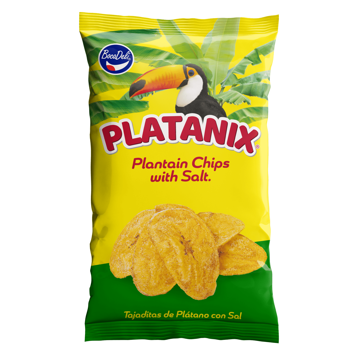 Bocadeli Platanix®, Plantain Chips with Salt, 5.3 oz (1 Pack) - Walmart.com
