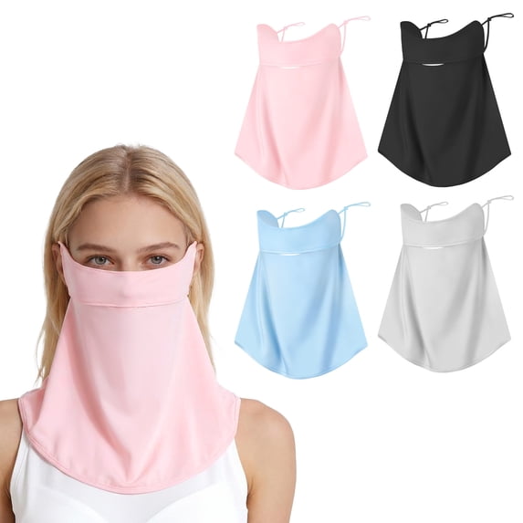 Bocaoying 4 Pack Summer Neck Gaiter Face Mask, UPF 50+ Cooling ...
