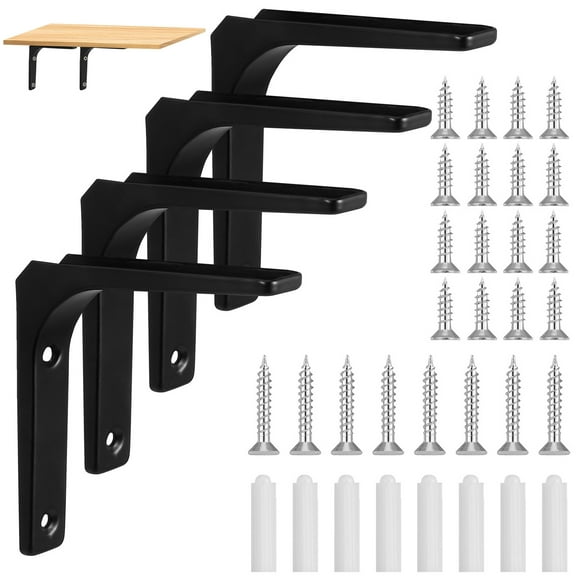 Floating Shelf Brackets in Wall Shelves - Walmart.com
