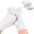 Bocaoying 40 Pcs White Cotton Gloves for Dry Hands Sleeping, Eczema ...