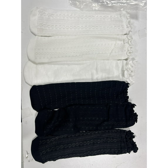 Bocaoying 6 Pairs Womens Ruffle Socks, Breathable Frilly Socks, Cute ...