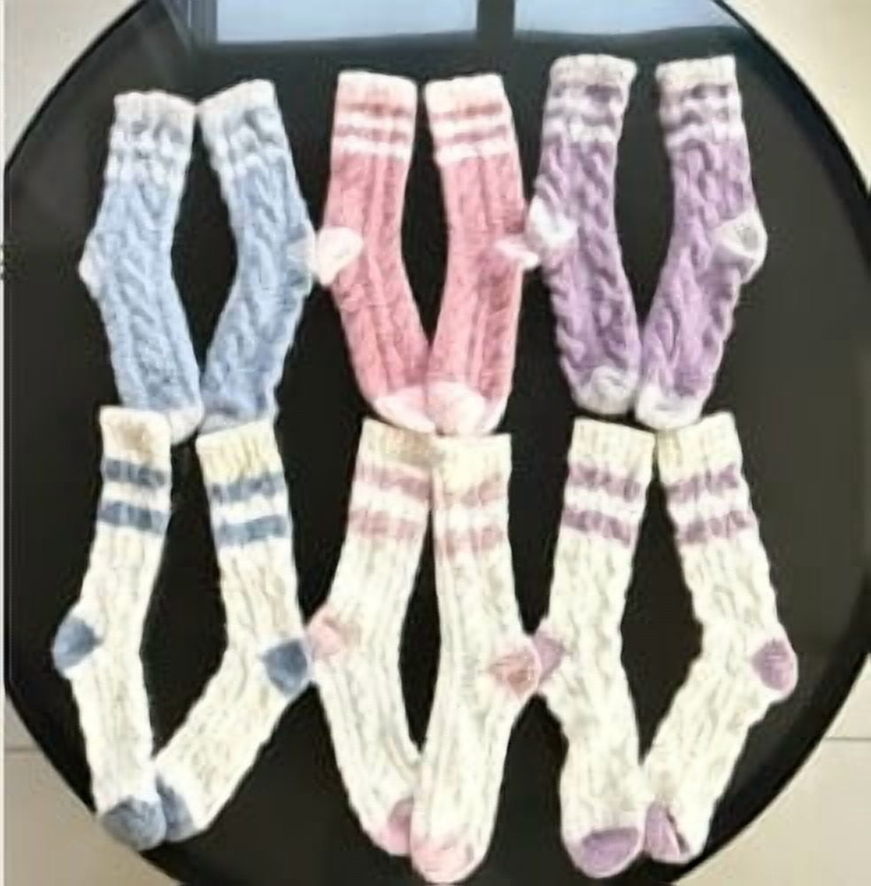 Bocaoying 6 Pairs of Fluffy Socks for Women, Cozy Fuzzy Socks Soft Warm ...