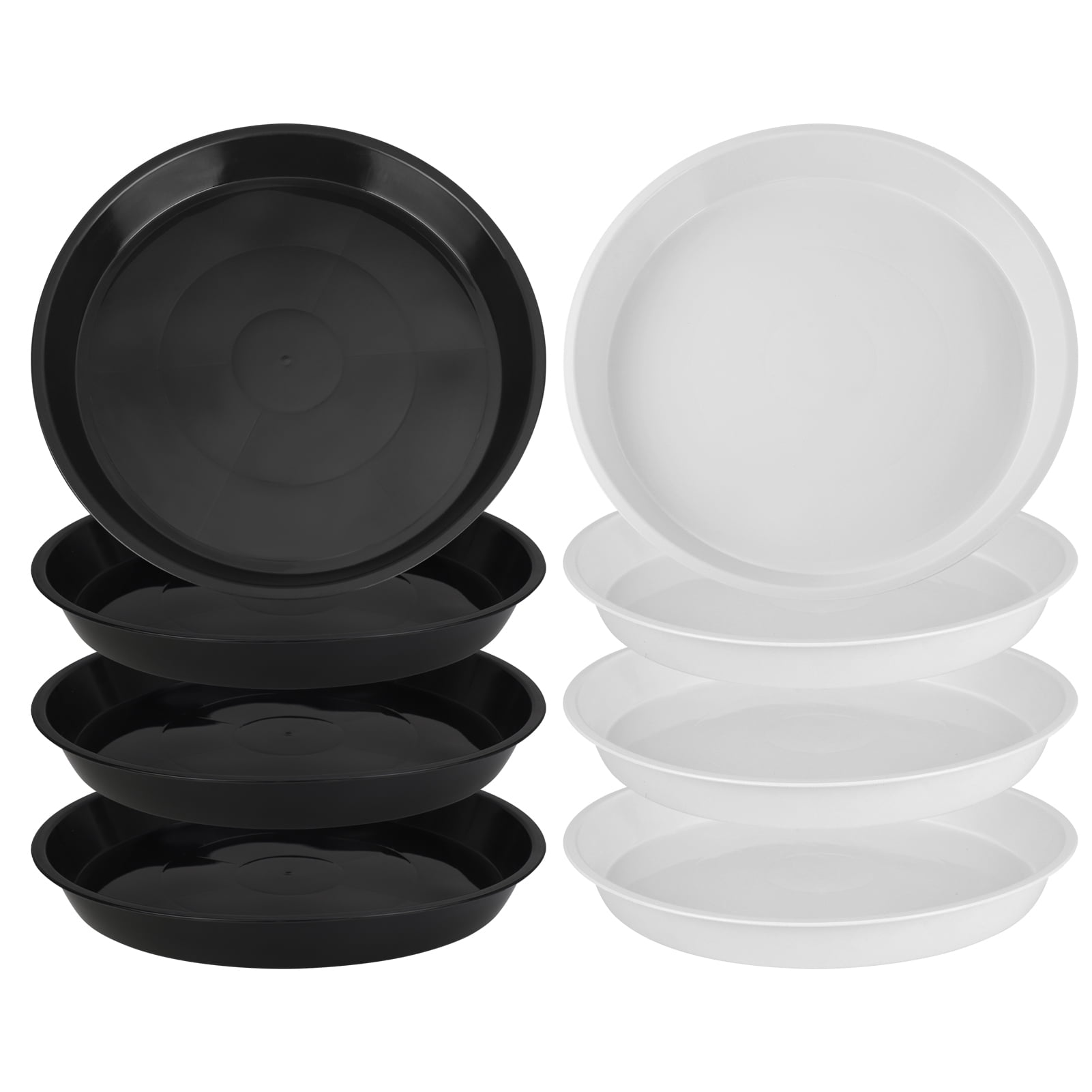 "Bocaoying 8 Pack Plastic Plant Saucers, 14"" Indoor/Outdoor Flower Pot ...