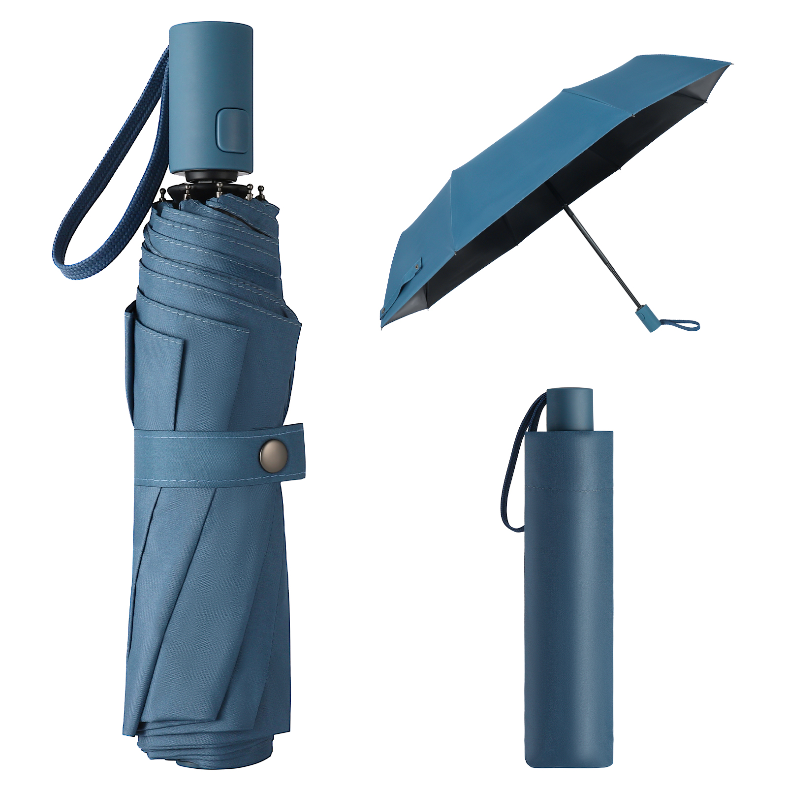 The Vented Color Crown, 42" Automatic Open Compact Windproof Travel ...