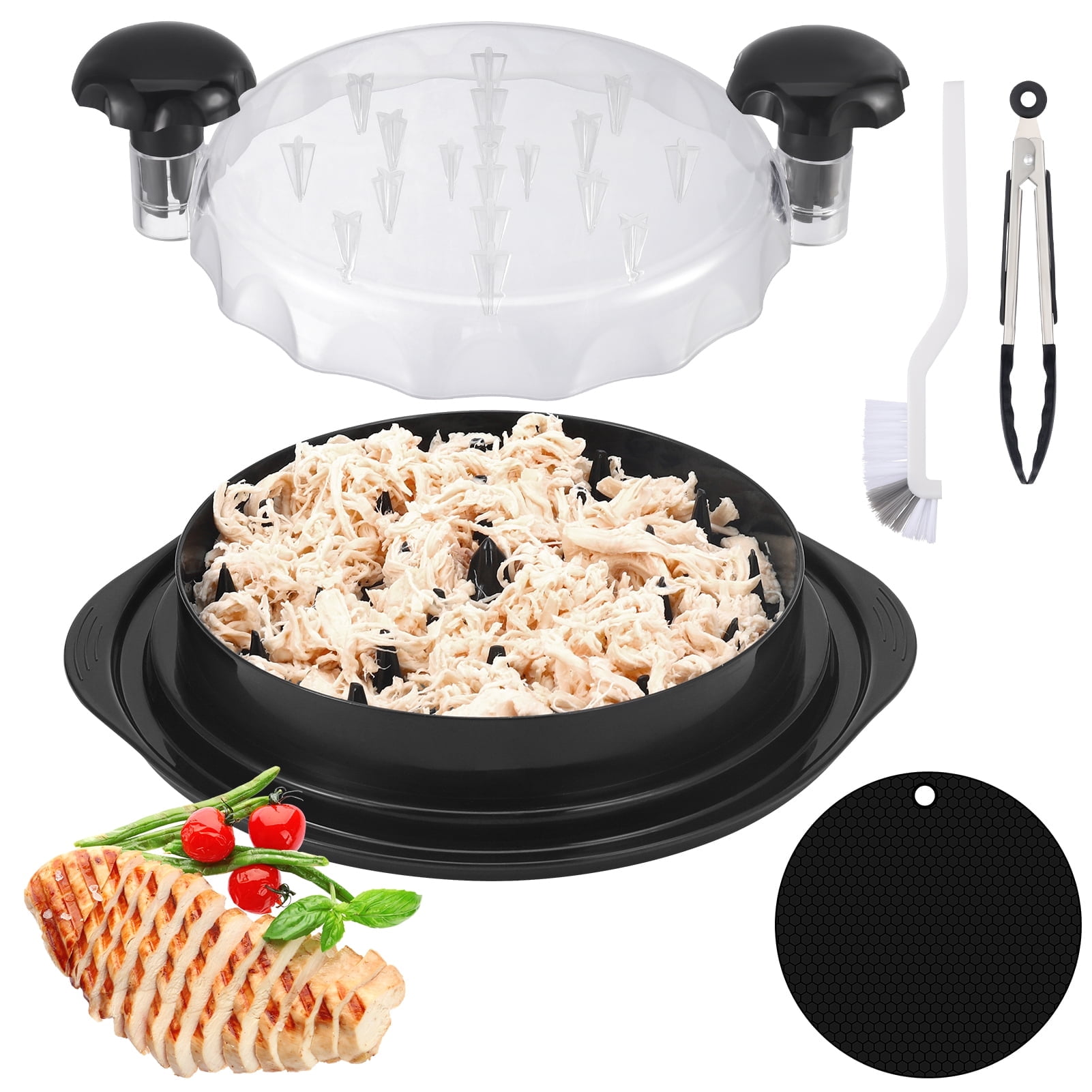 Bocaoying Chicken Shredder, Meat Shredder Claws,Chicken Breast Shredder ...
