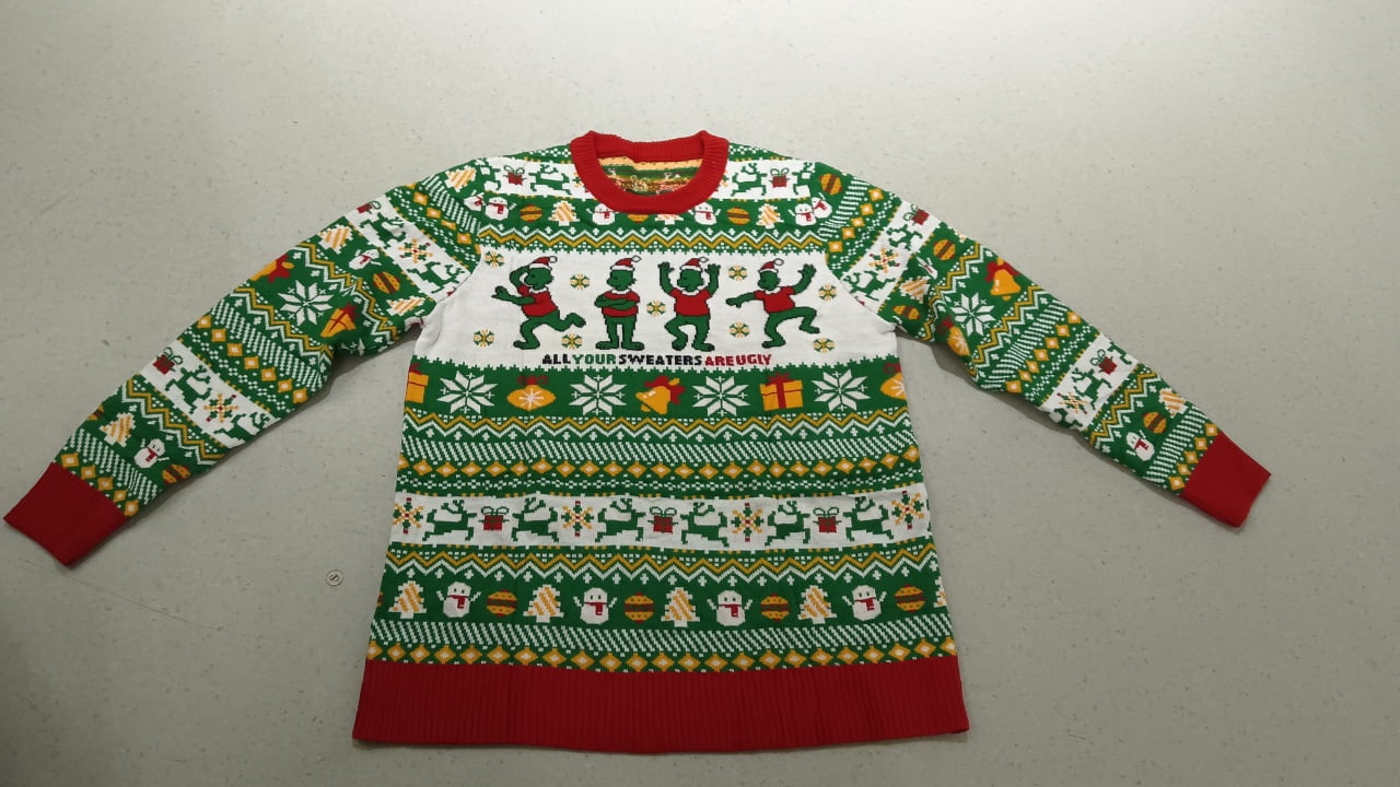 Bocaoying Christmas Ugly Sweater, "ALL YOUR SWEATERS ARE UGLY", Xmas ...