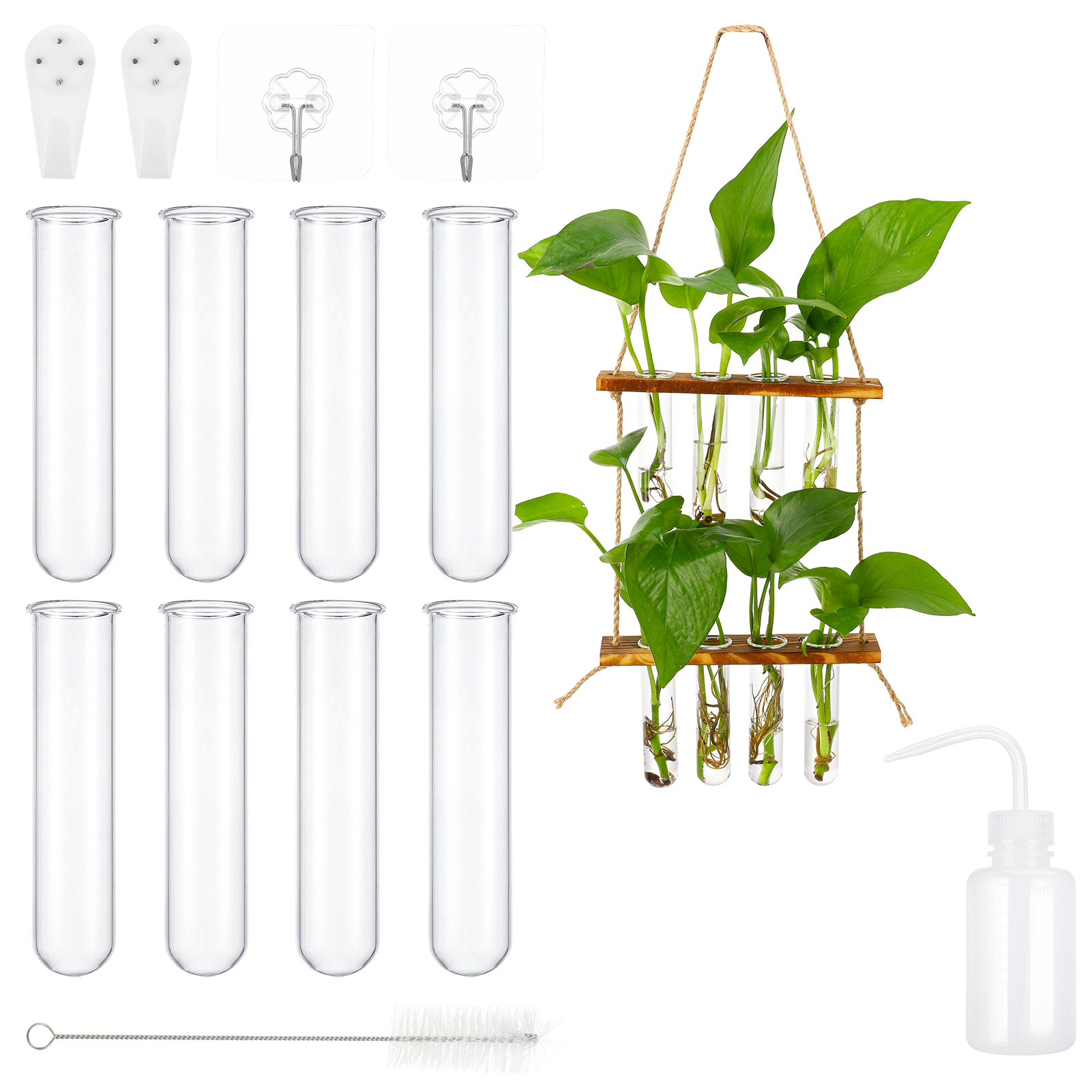 Terrarium Stand Plant propagation Stand Vases Holder Stand Wooden Frame ...
