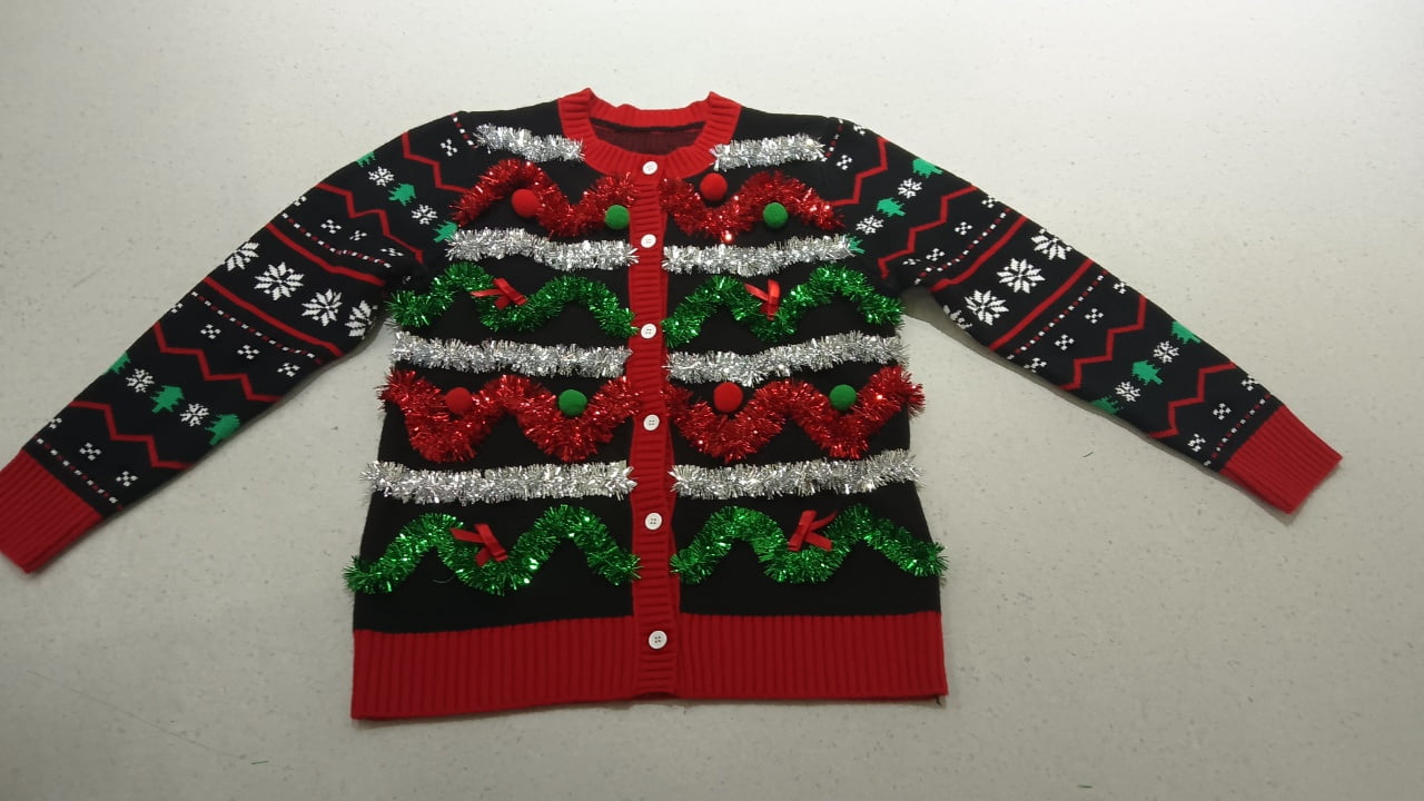 Bocaoying Ugly Christmas Cardigan for Women, Button Down Open Front ...