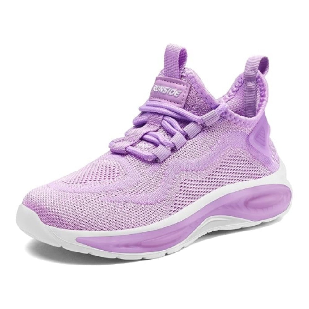 Bocca Girl's Lightweight Shoes Purple Running Sports Sneakers Lace-up ...