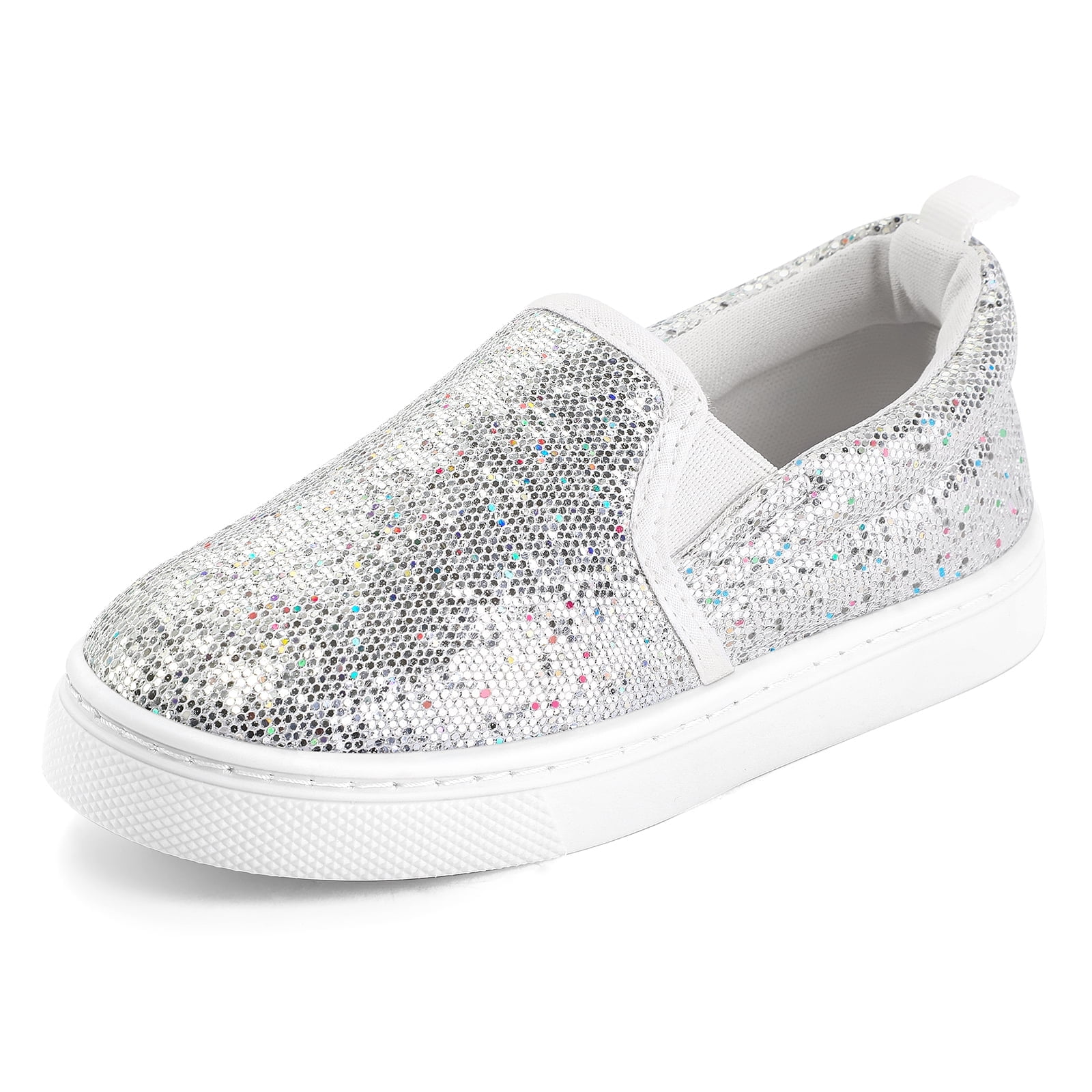 Bocca Toddler Kids Slip-On Canvas Sneakers, Grey, Non-Slip Sole, Soft ...
