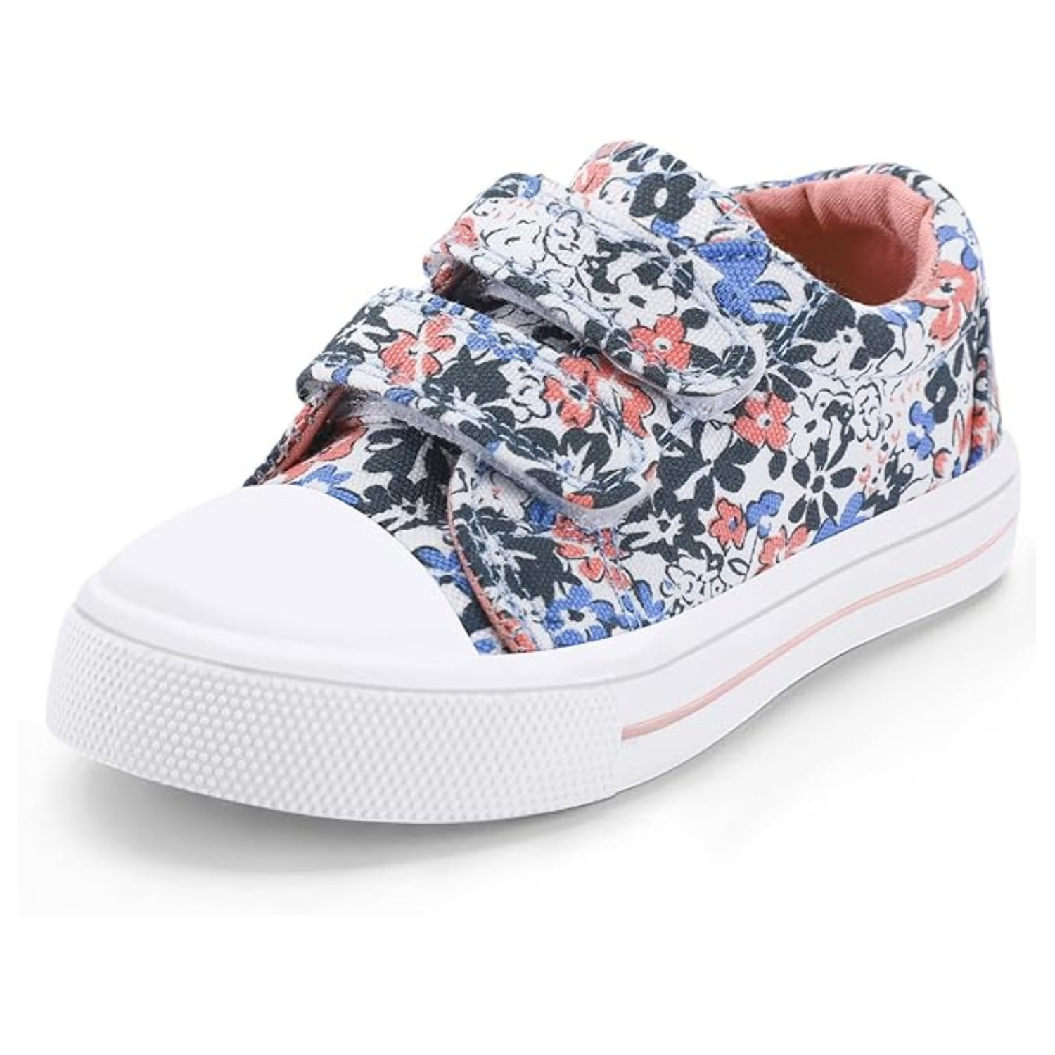 Bocca Kid's Walking Sneakers Blue Flowe Girls Canvas Shoes Size 11 ...