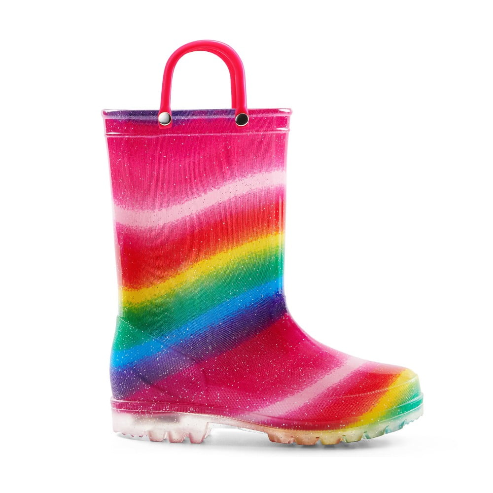 Bocca Kids Rainbow Rain Boots for Toddler Girls Sizes 12 - Walmart.com