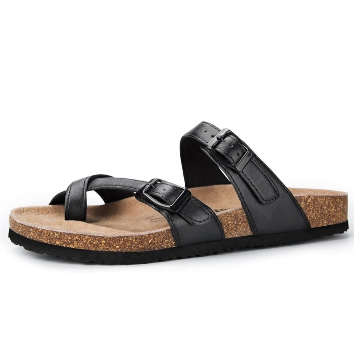 Bocca Women Adjustable Slide Sandals Black-new Summer Flip-Flops Ring ...