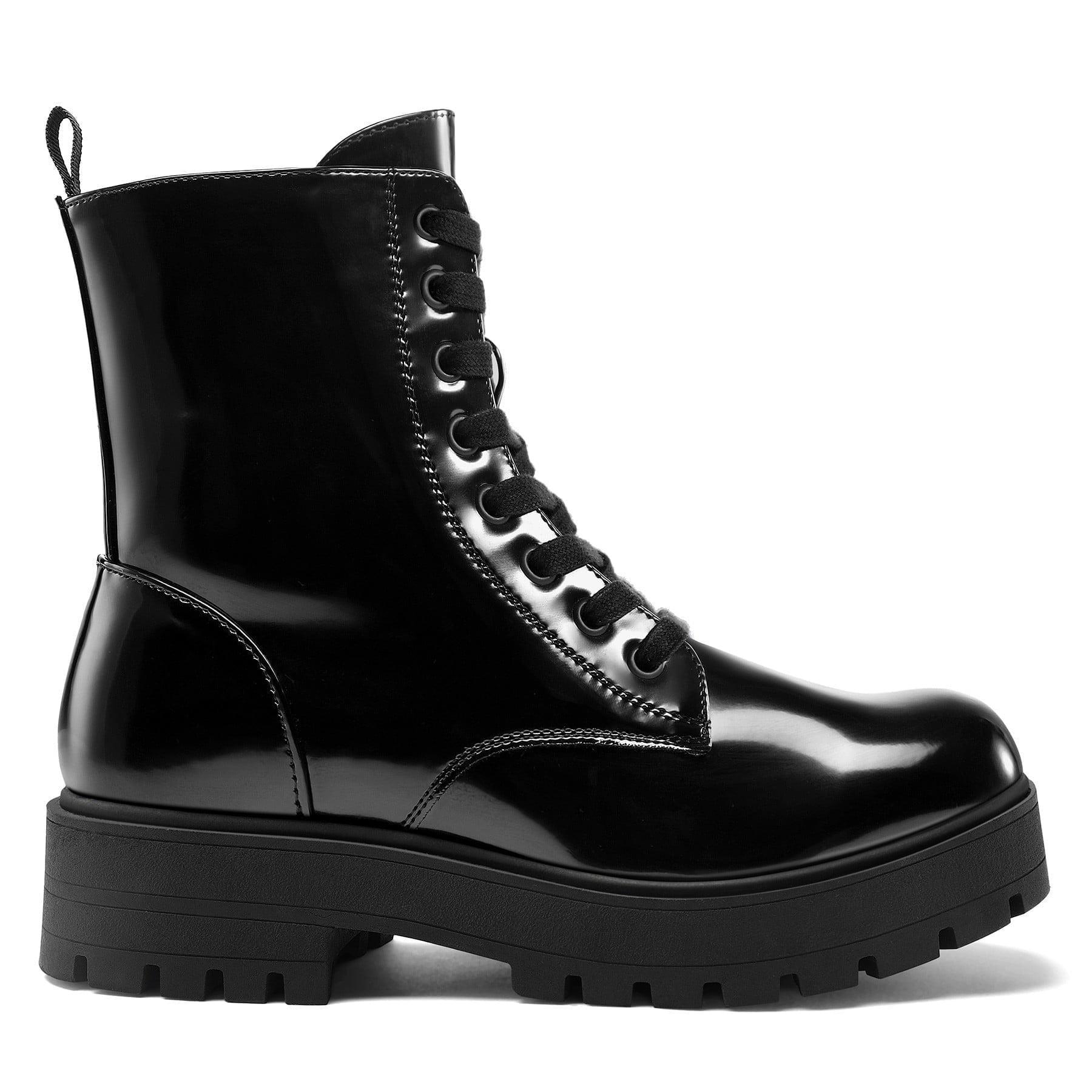 Customer reviews for Bocca Women's Platform Combat Boots Black Pat Lace ...