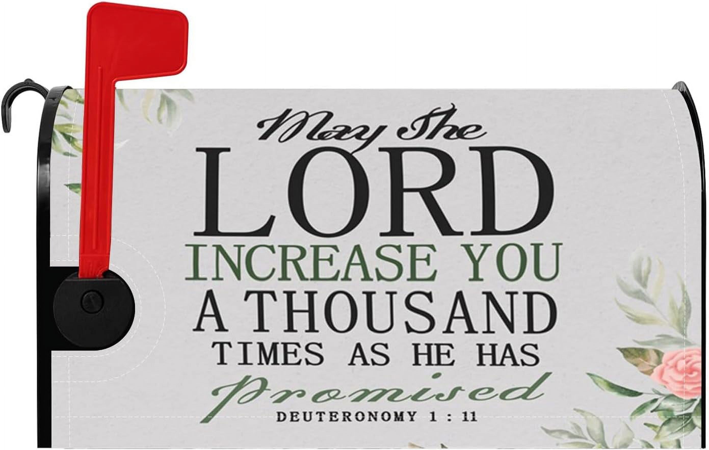 Boccaccio Lord Increase You A Thousand Times Mailbox Cover Floral ...