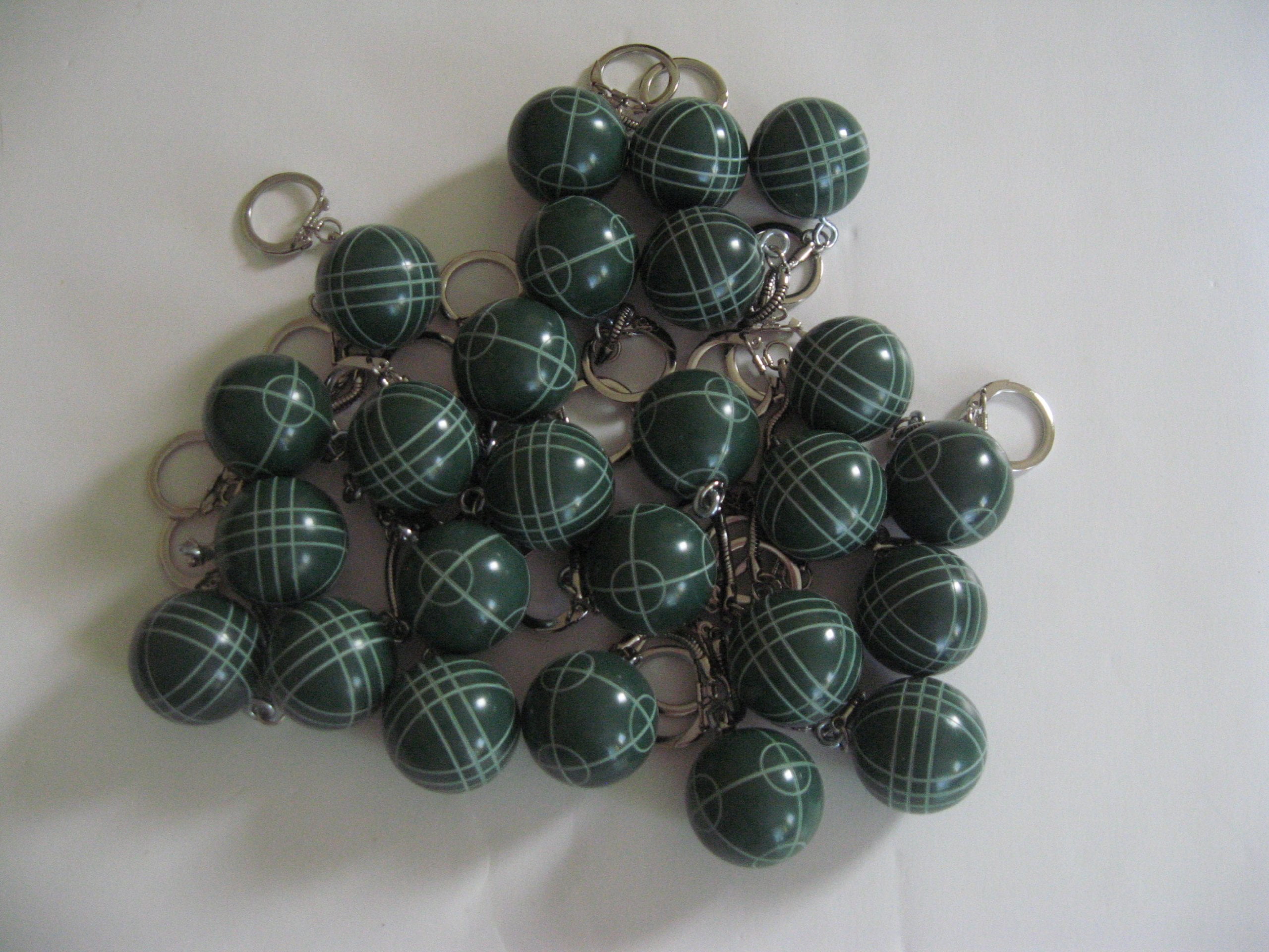 Bocce Ball Keychain - Pack of 25 Green - Walmart.com
