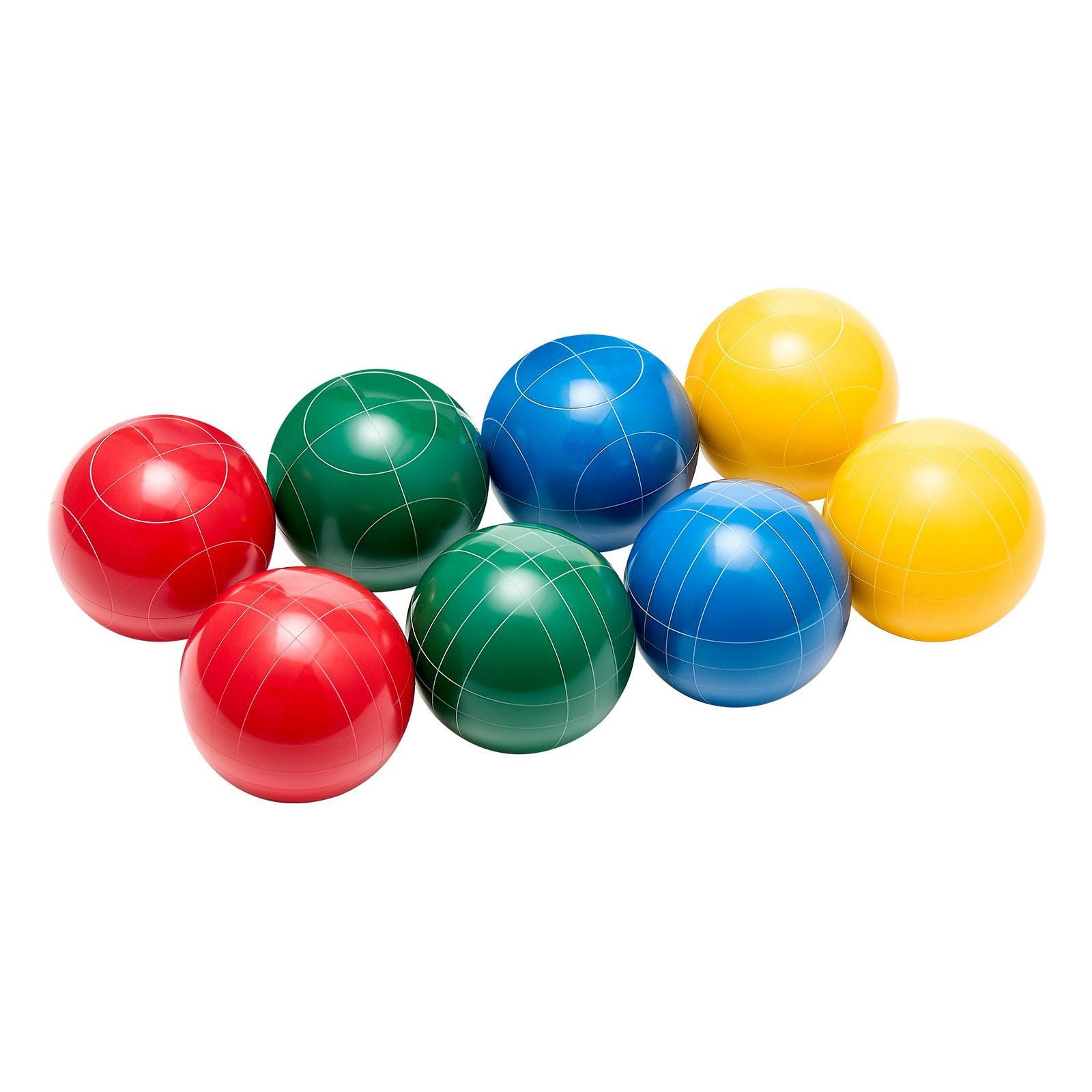 Bocce Ball Set with 90mm Resin Balls, Pallino, Carry Bag & Ruler - 4 ...