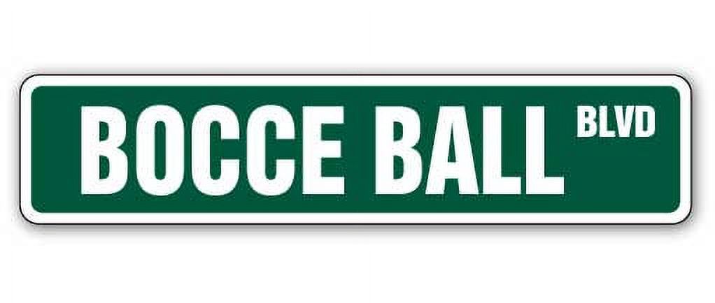 Bocce Ball Street [3 Pack] of Vinyl Decal Stickers | 1.5" X 7" | Indoor ...