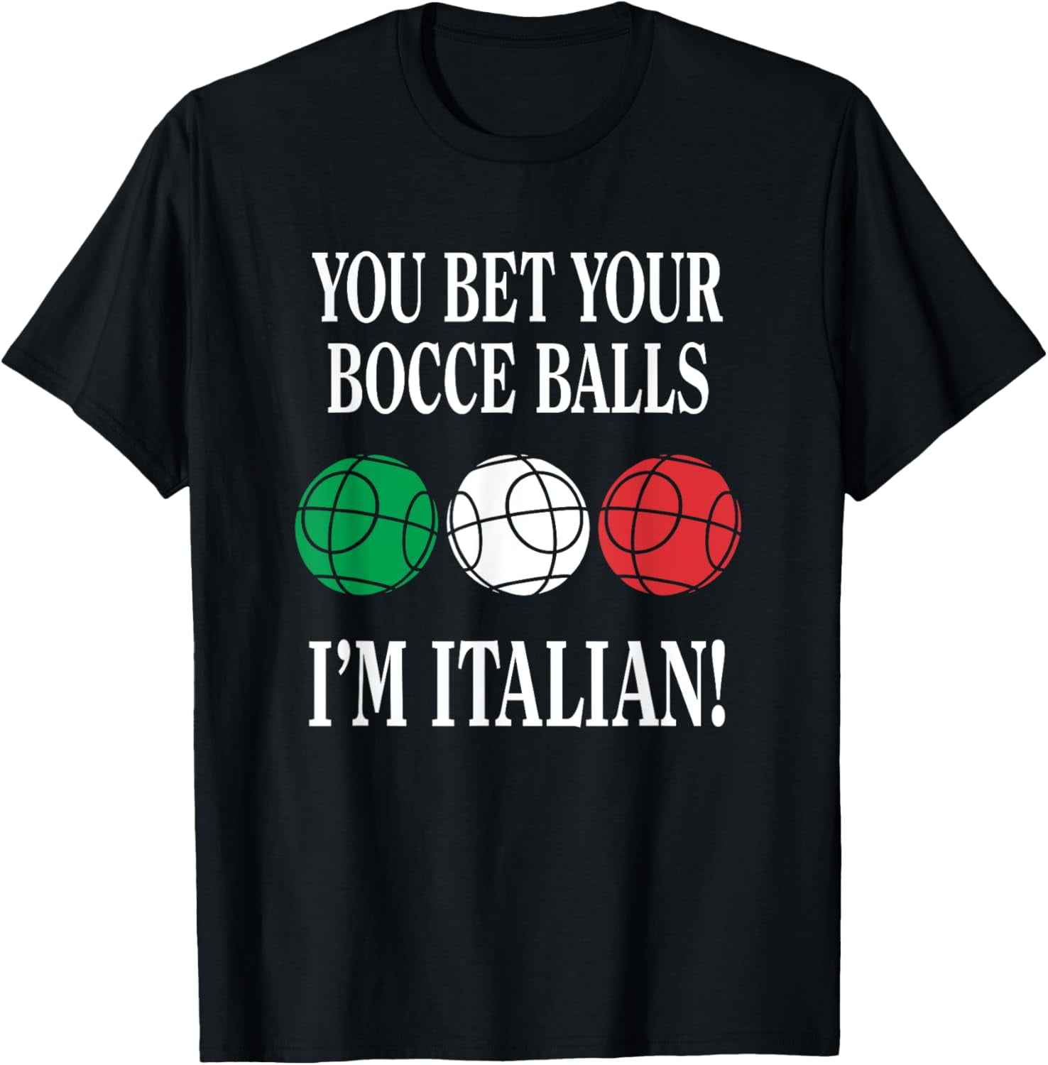 Bocce Ball Tshirt - Love Bocce Ball Shirt for Bocce Fans - Walmart.com