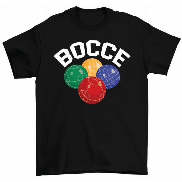 Bocce Balls T-Shirt Bocci Player Boules Sport Game Italian Bowling Tee ...