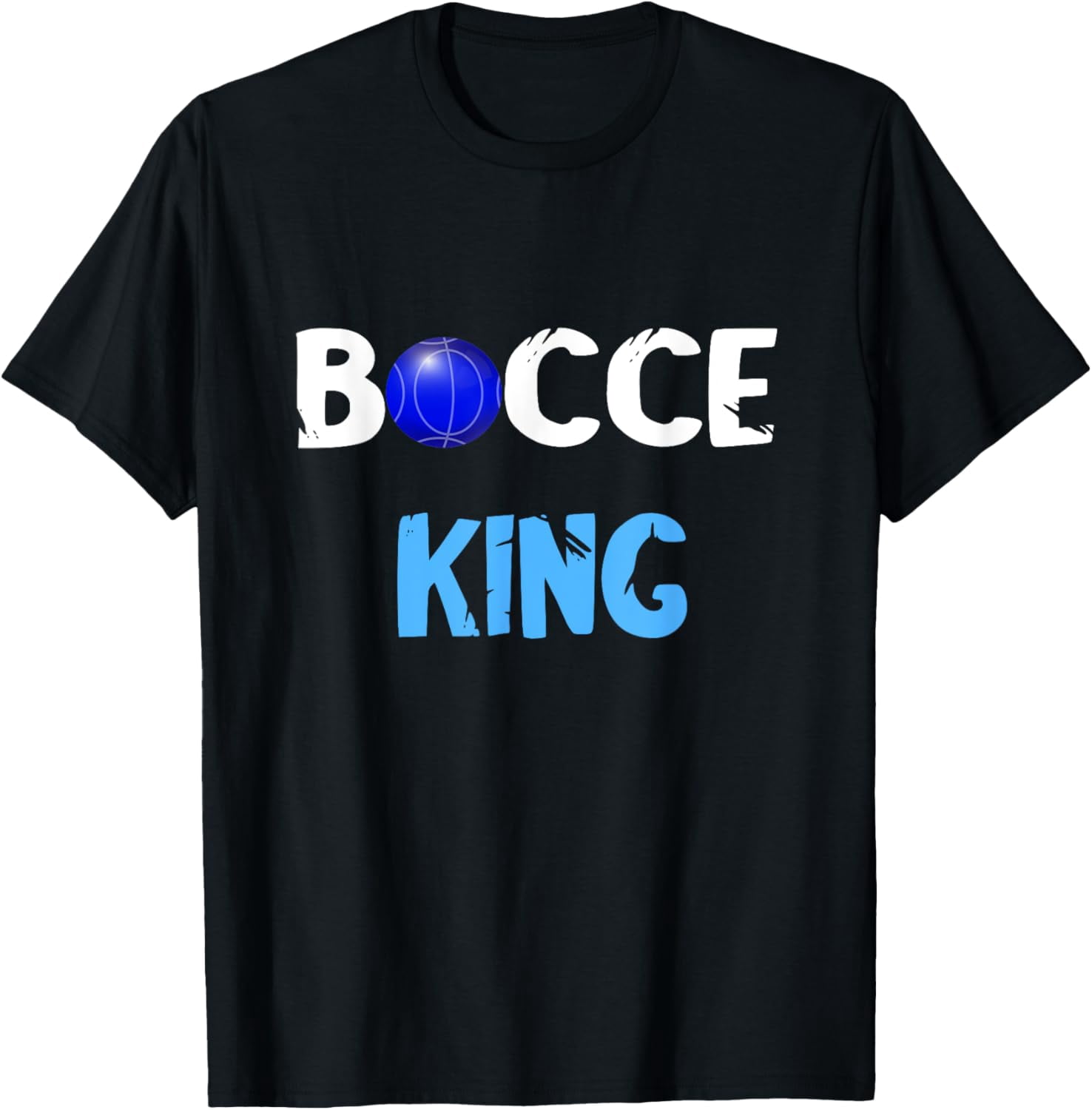 Bocce King Boccia Team Italian Pallino Game Boules Sports T-Shirt ...