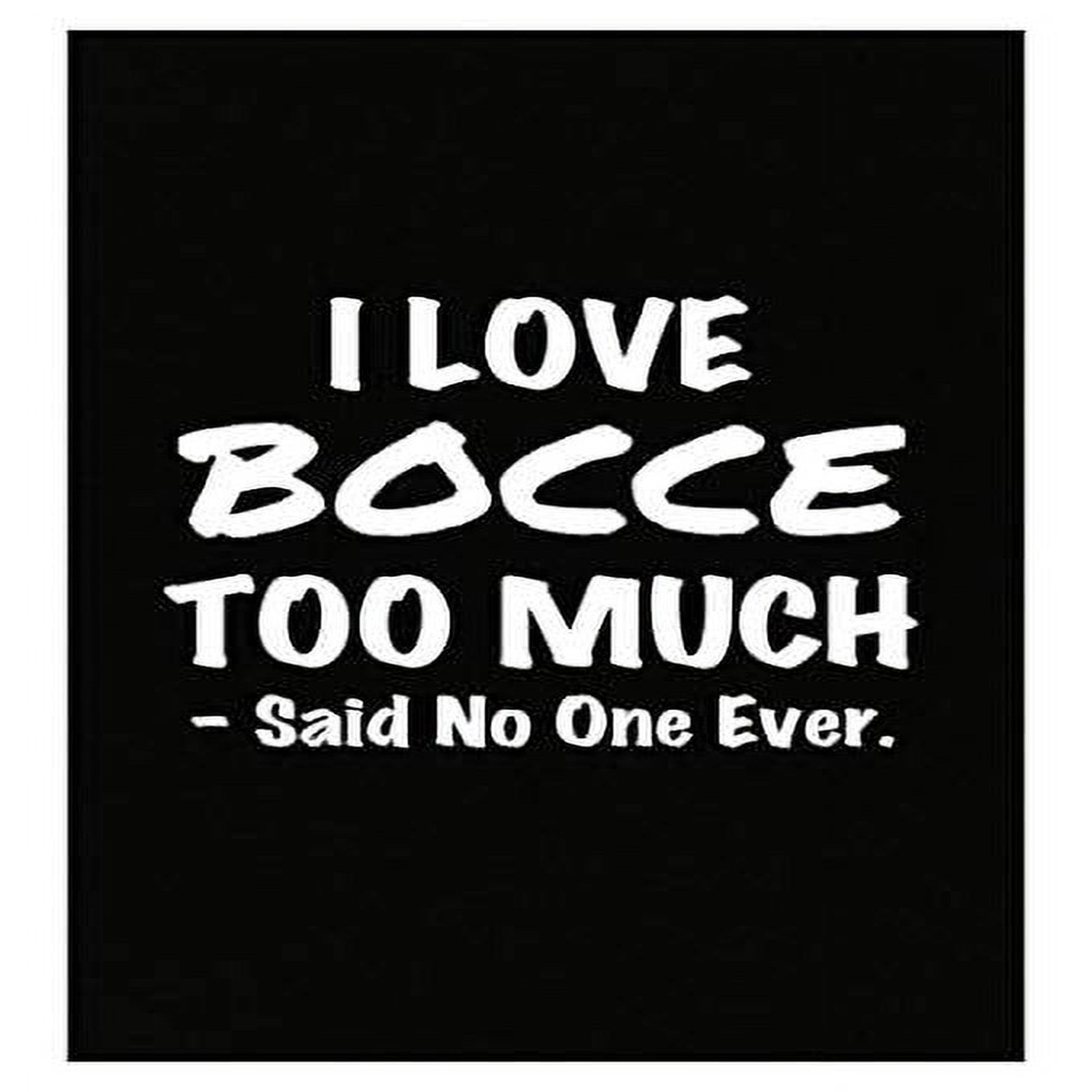 Bocce Love Poster - Wall Decor for Bocce Fans Gift - Walmart.com