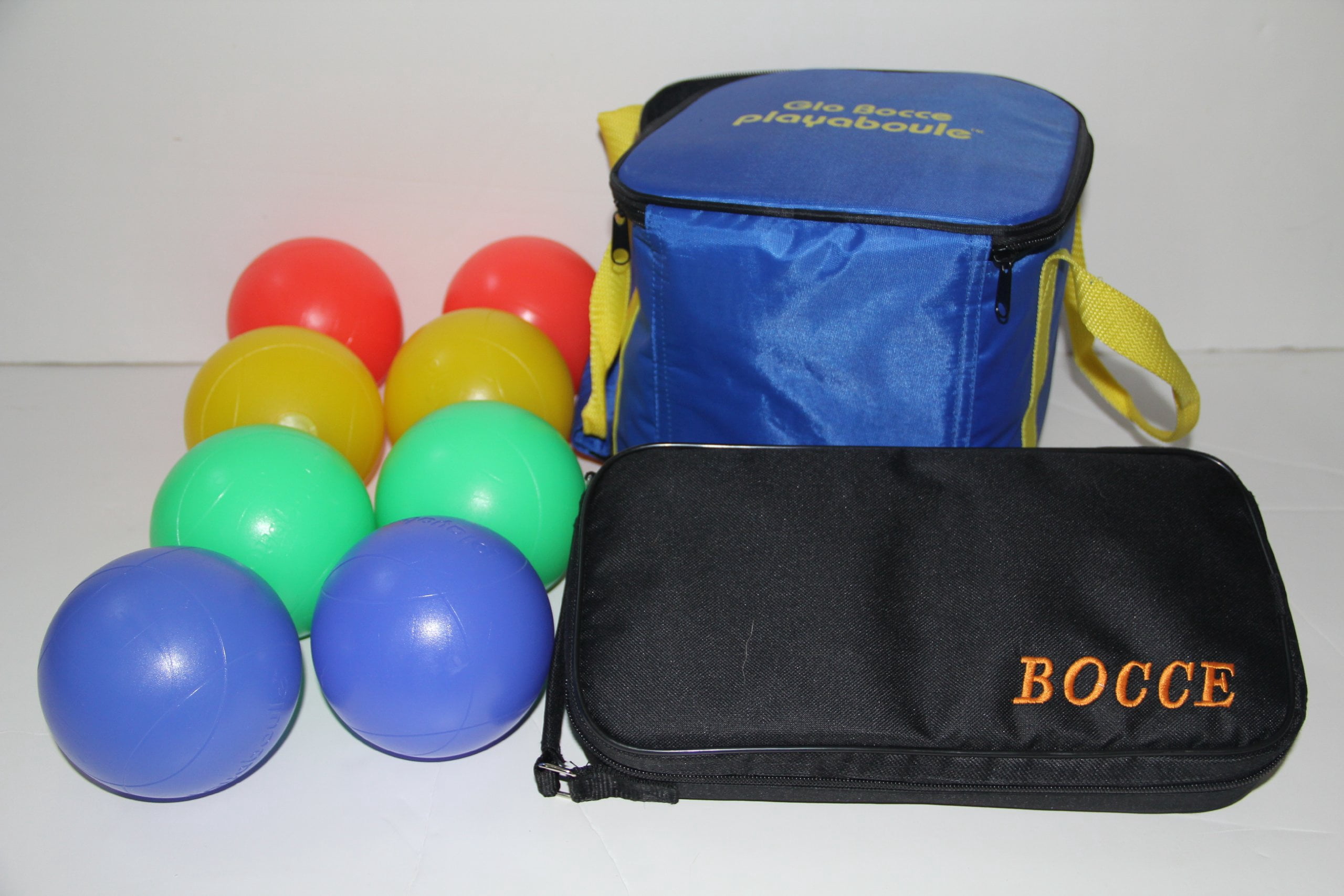 Bocce Package - Glow in Dark Light up Set and 73mm Metal Petanque Set ...