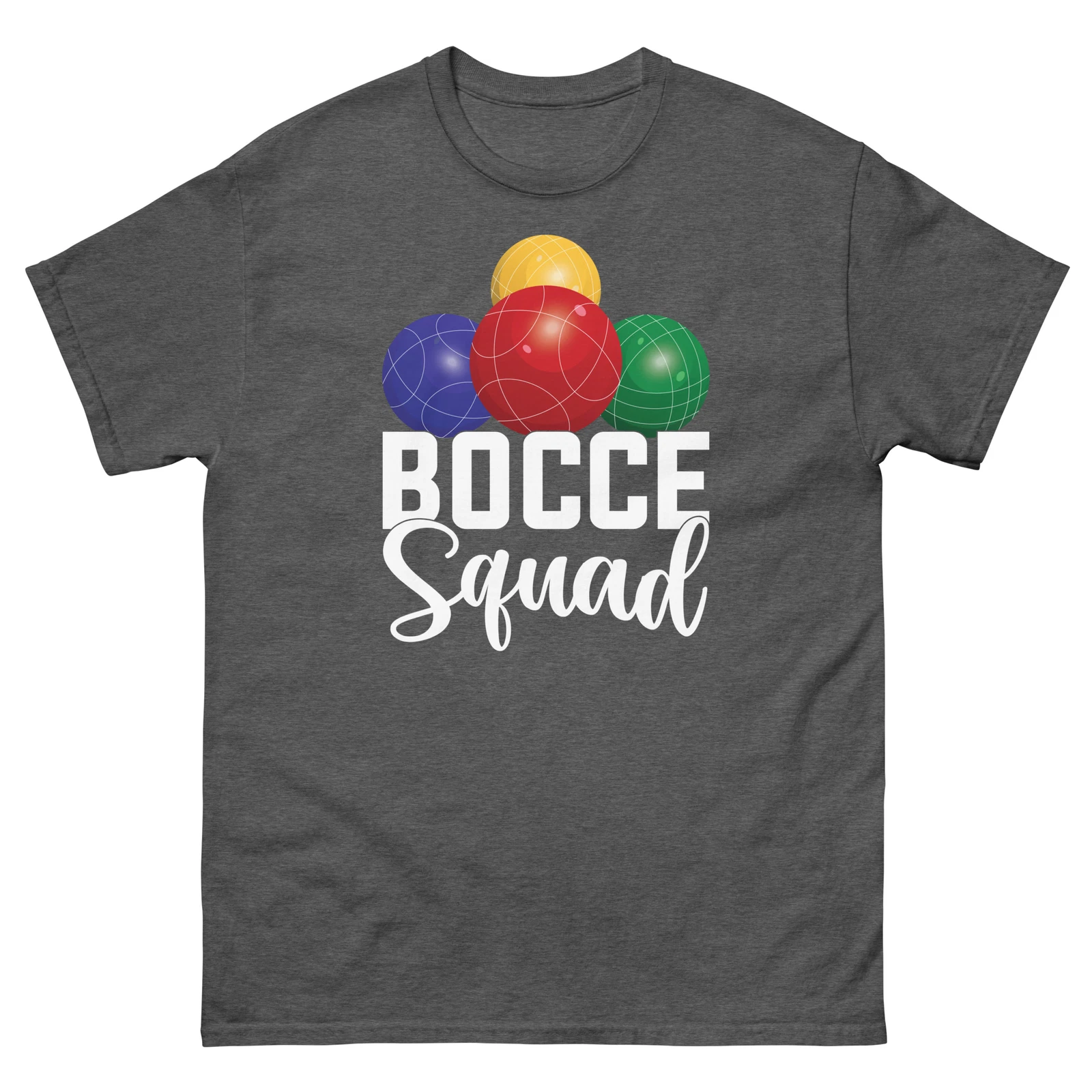Bocce Squad Bocce Ball Italian Lawn Game Pallino Ball Men'S Vintage ...