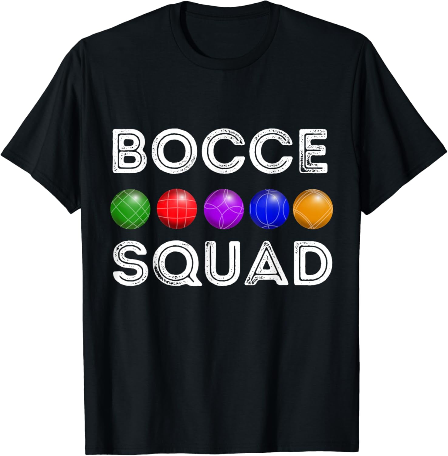 Bocce Squad Pallino Team Bocce Ball Bocci Balls Crew T-Shirt - Walmart.com