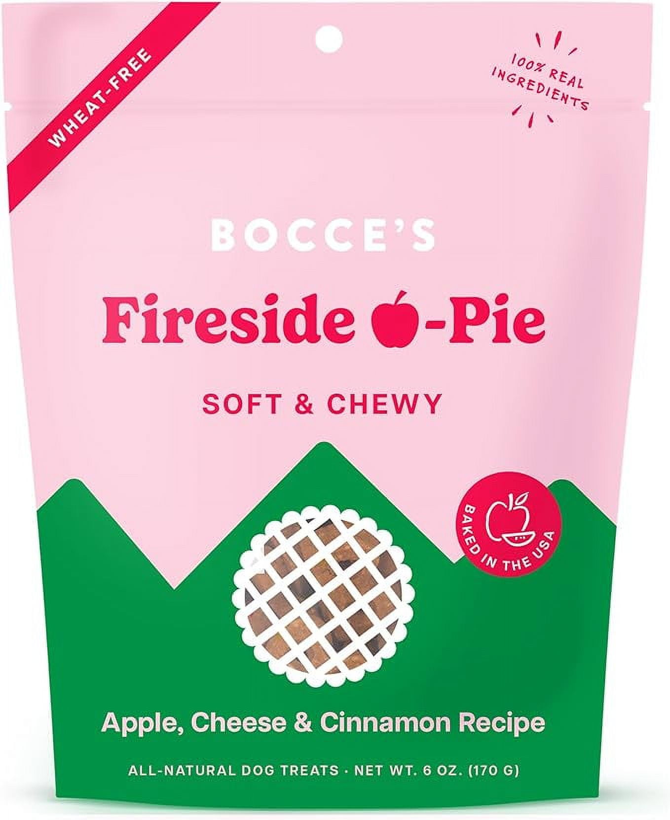 Bocce's Bakery Fireside Apple Pie Treats for Dogs, Wheat-Free Everyday ...