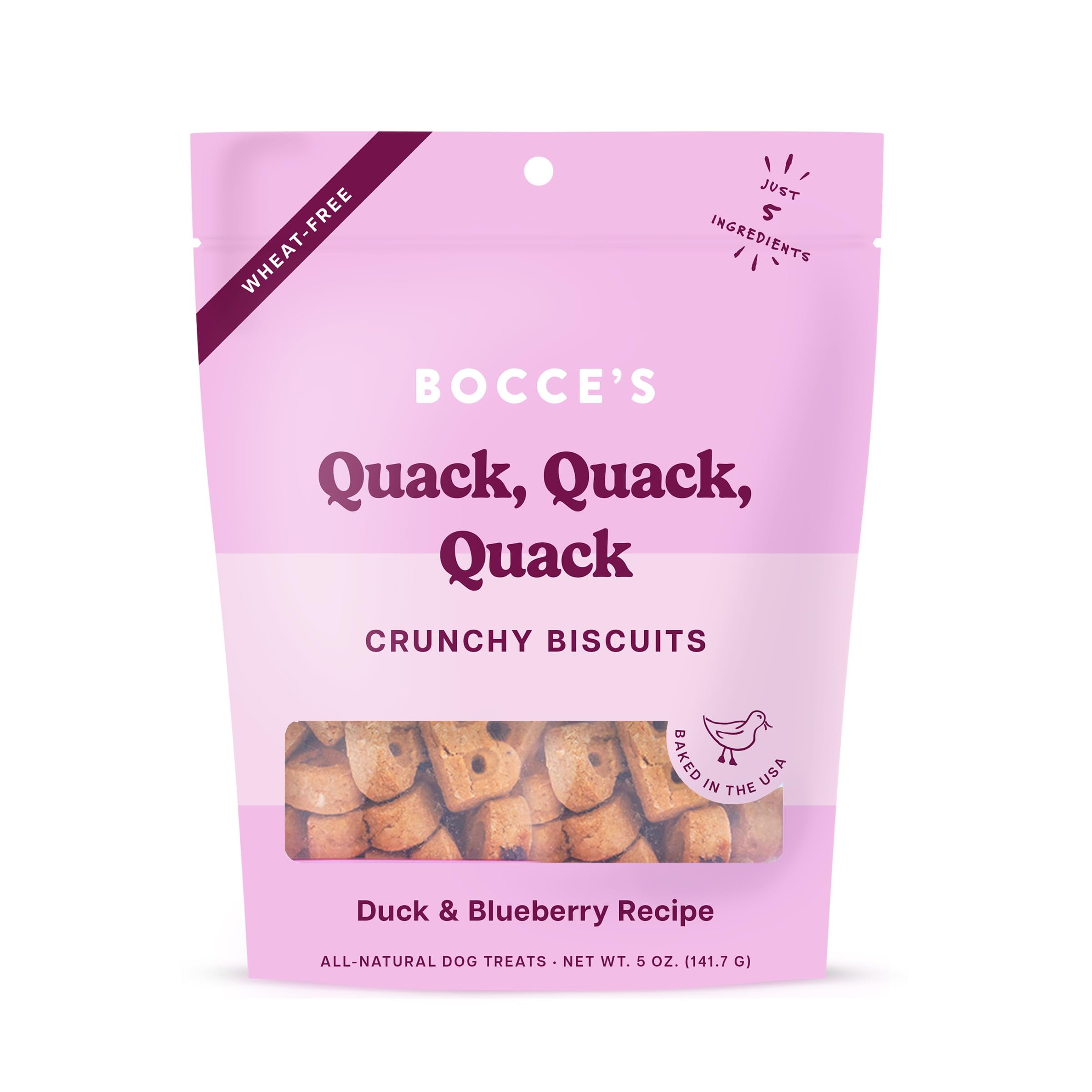 Bocce's Bakery Oven Baked TMA2 Quack, Quack Treats for Everyday Wheat ...